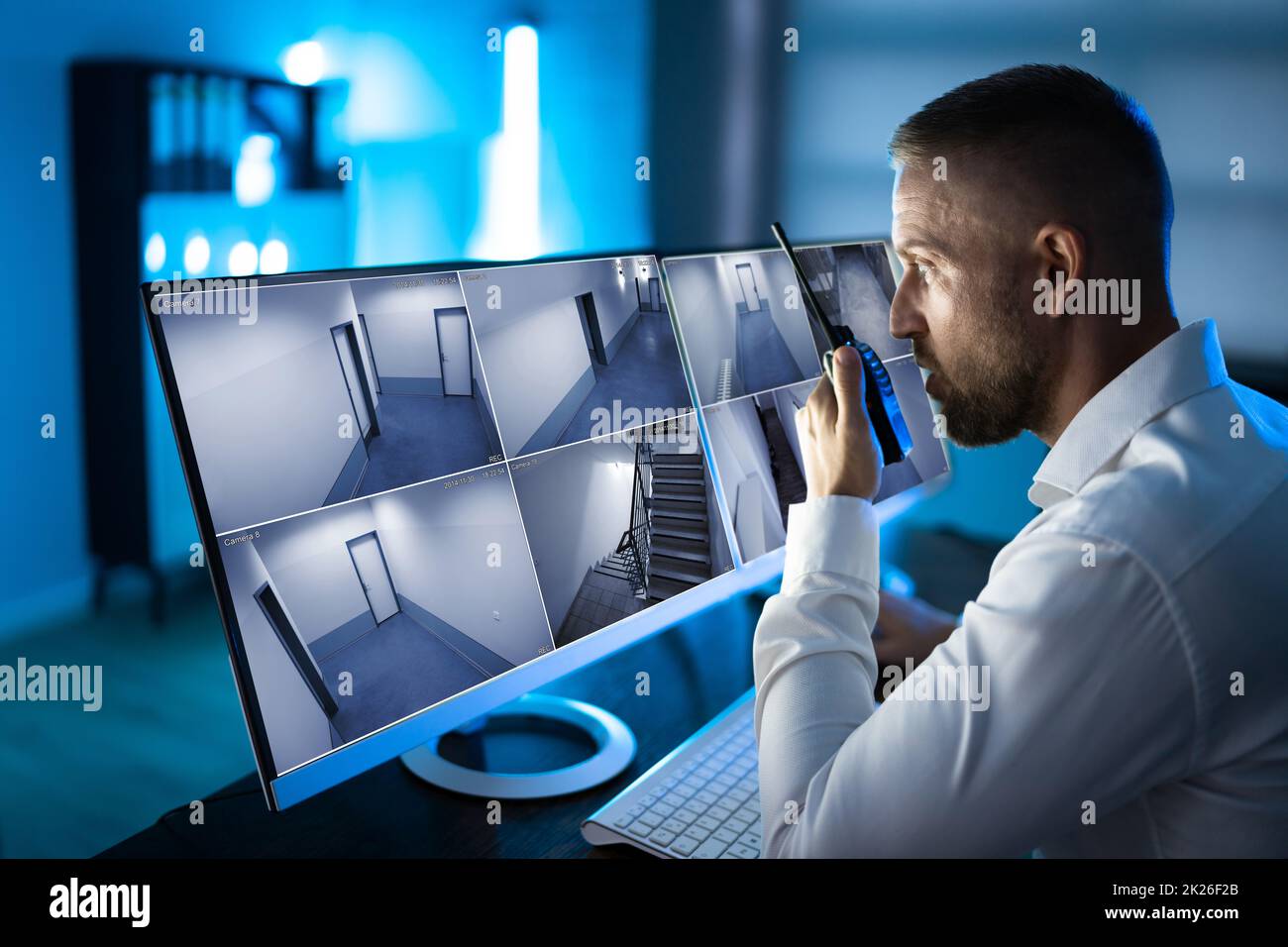 Cctv monitor Banque de photographies et d’images à haute résolution - Alamy