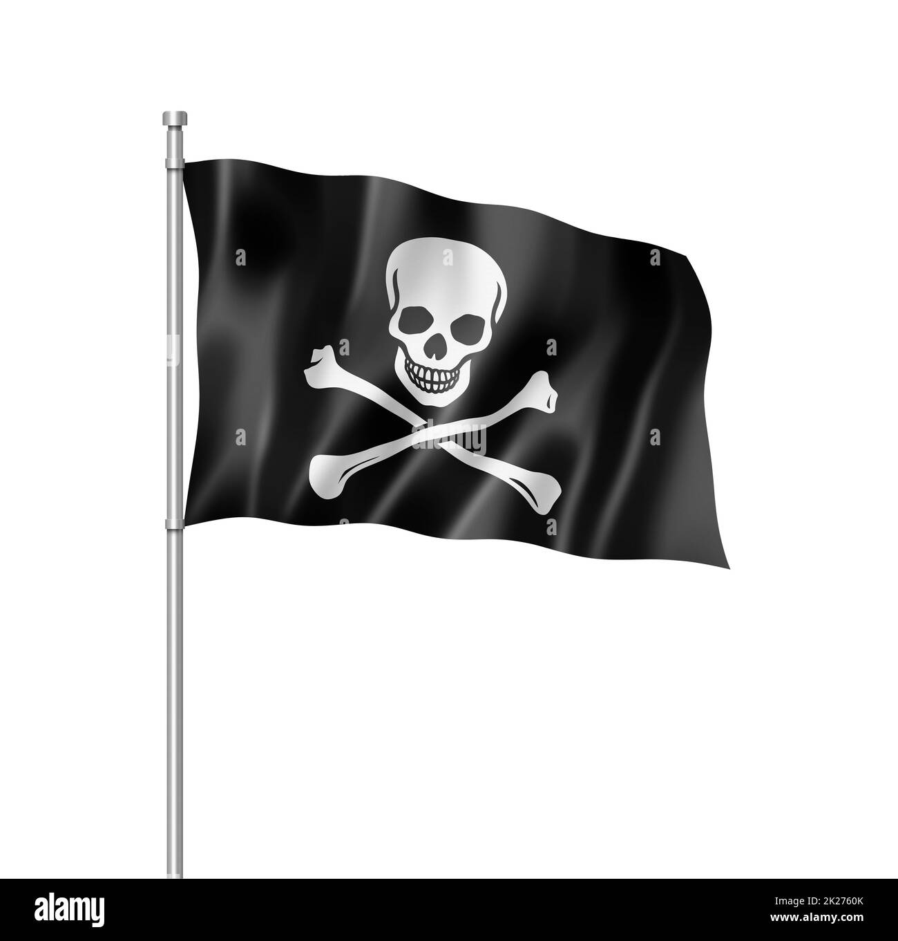 Symbole jolly roger Banque d'images noir et blanc - Alamy