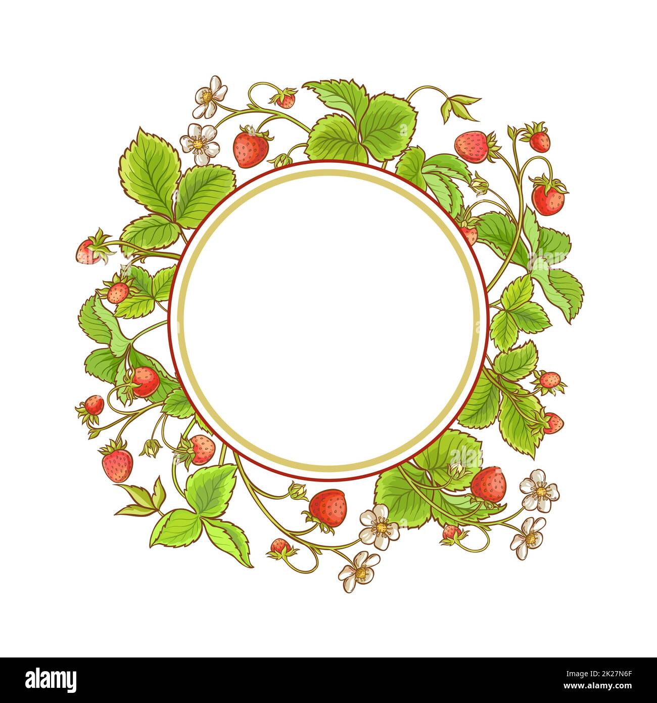 Cadre fraise Banque de photographies et d’images à haute résolution - Alamy
