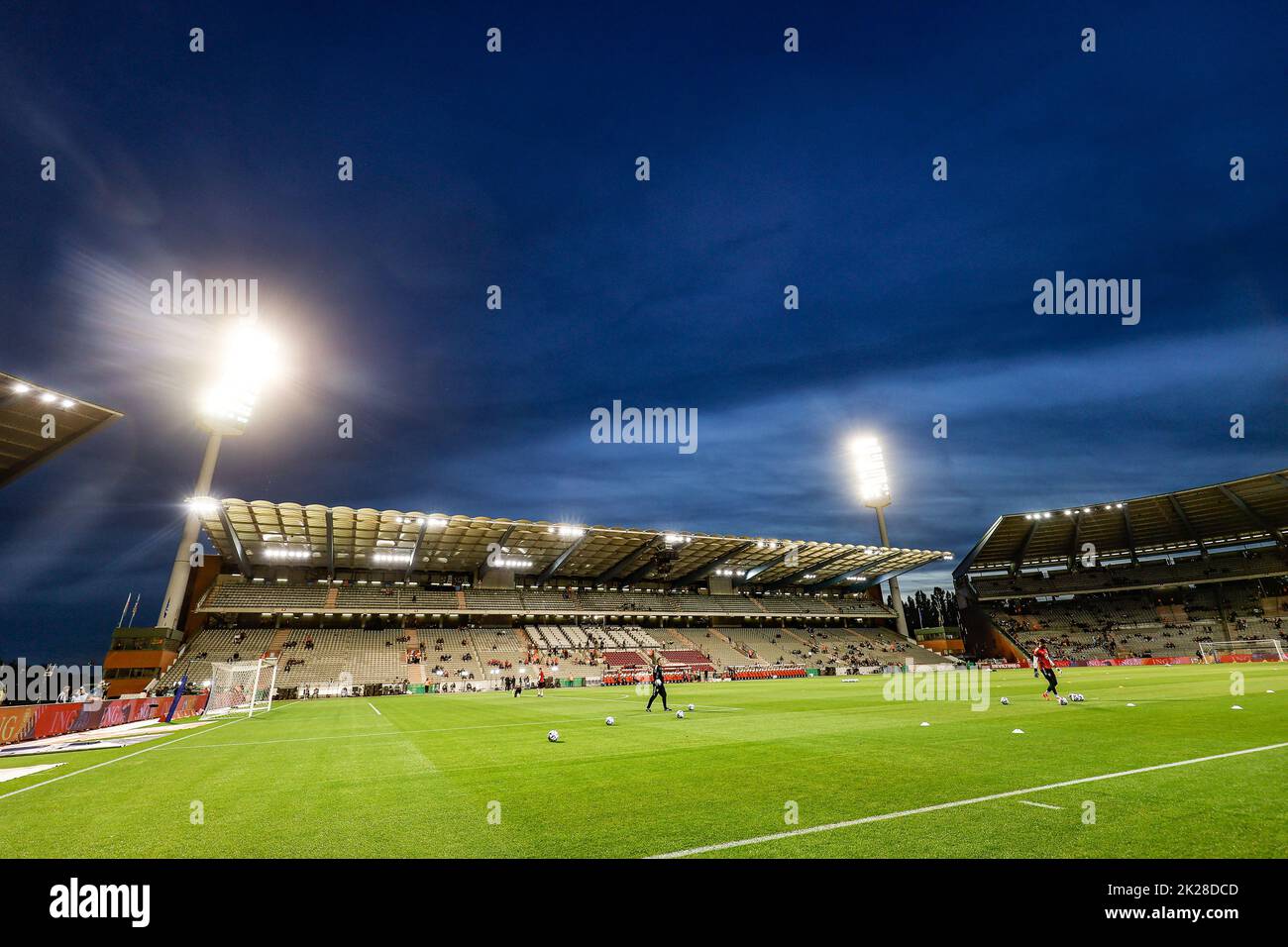 Bruxelles, Belgique, 22 septembre 2022, l'illustration montre le stade ...
