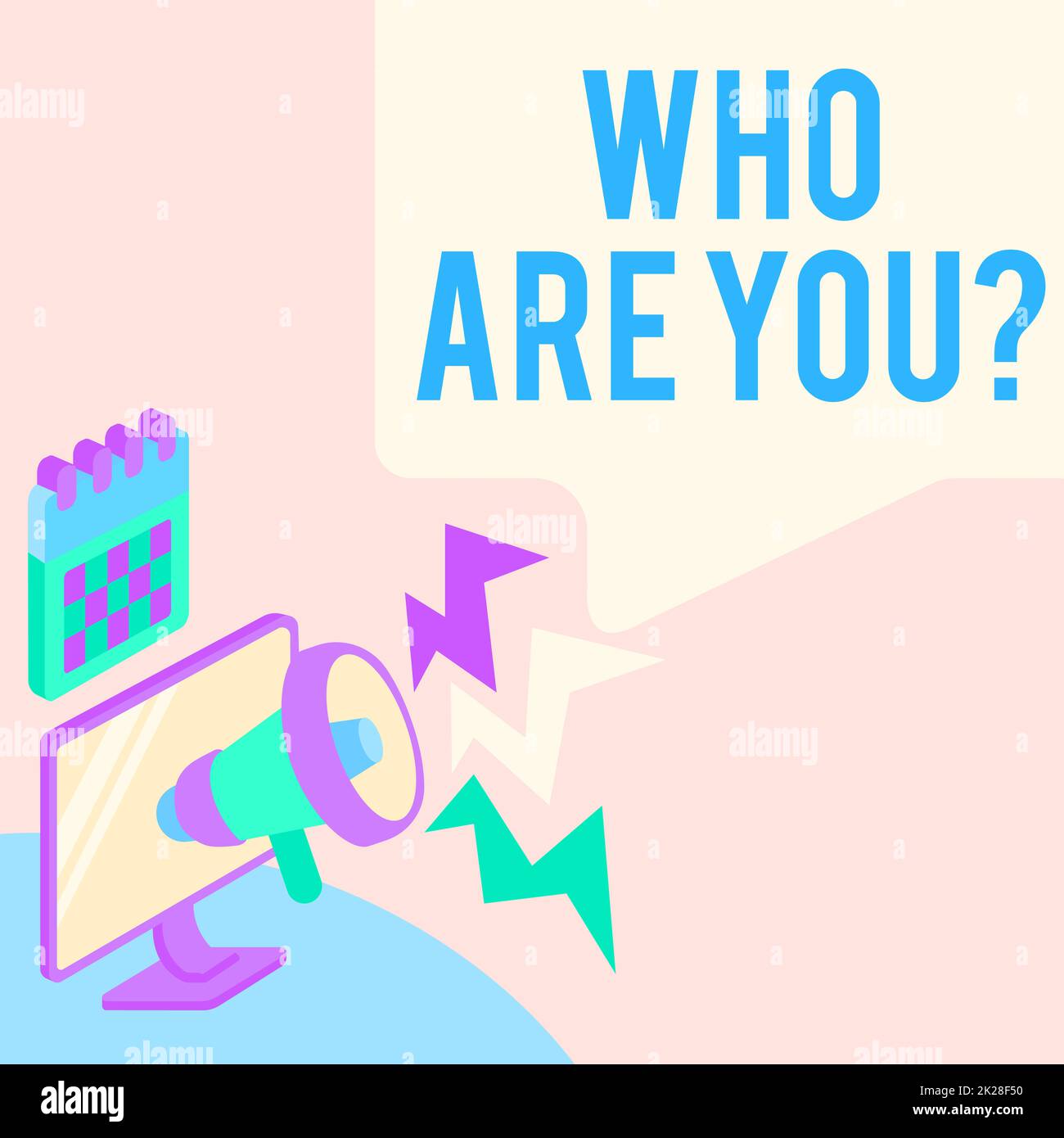 Affichage conceptuel qui sont Youquestion. Présentation de l'entreprise ...