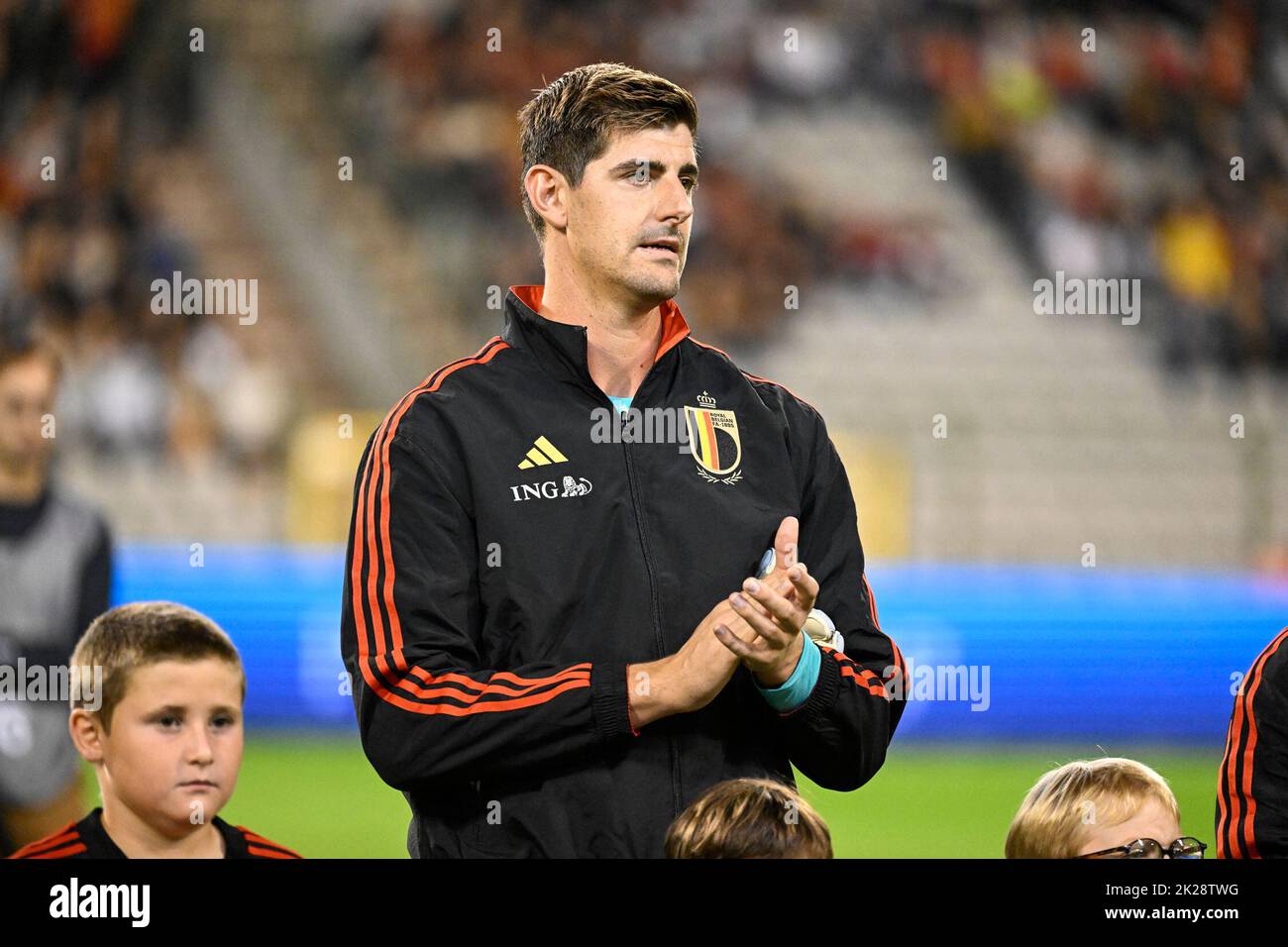 Thibaut courtois gardien de but belge Banque de photographies et d’images à haute résolution ...