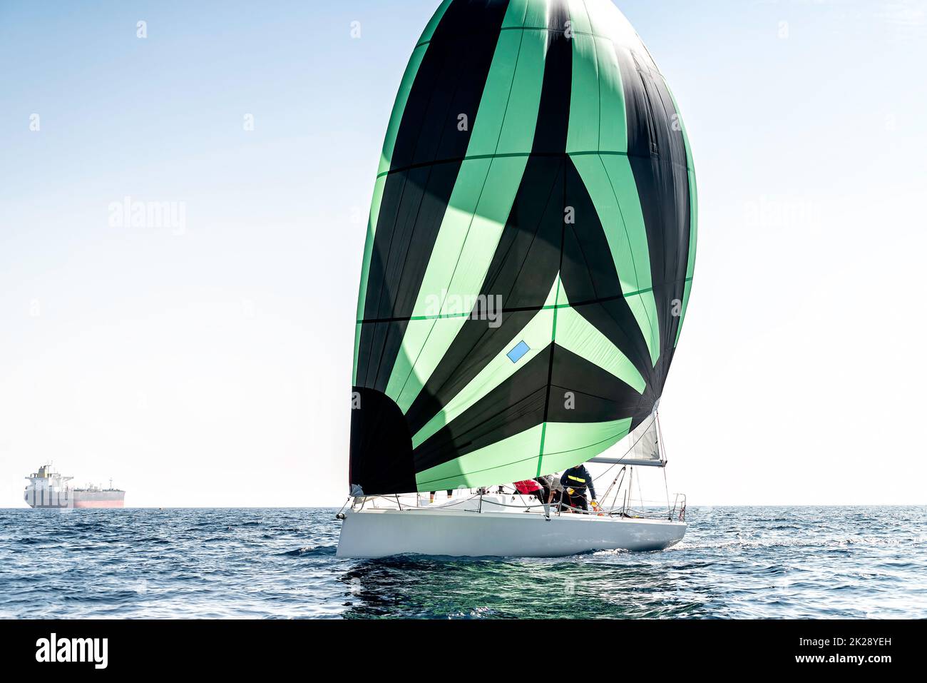 Voilier équipage mer voile Banque de photographies et d’images à haute ...