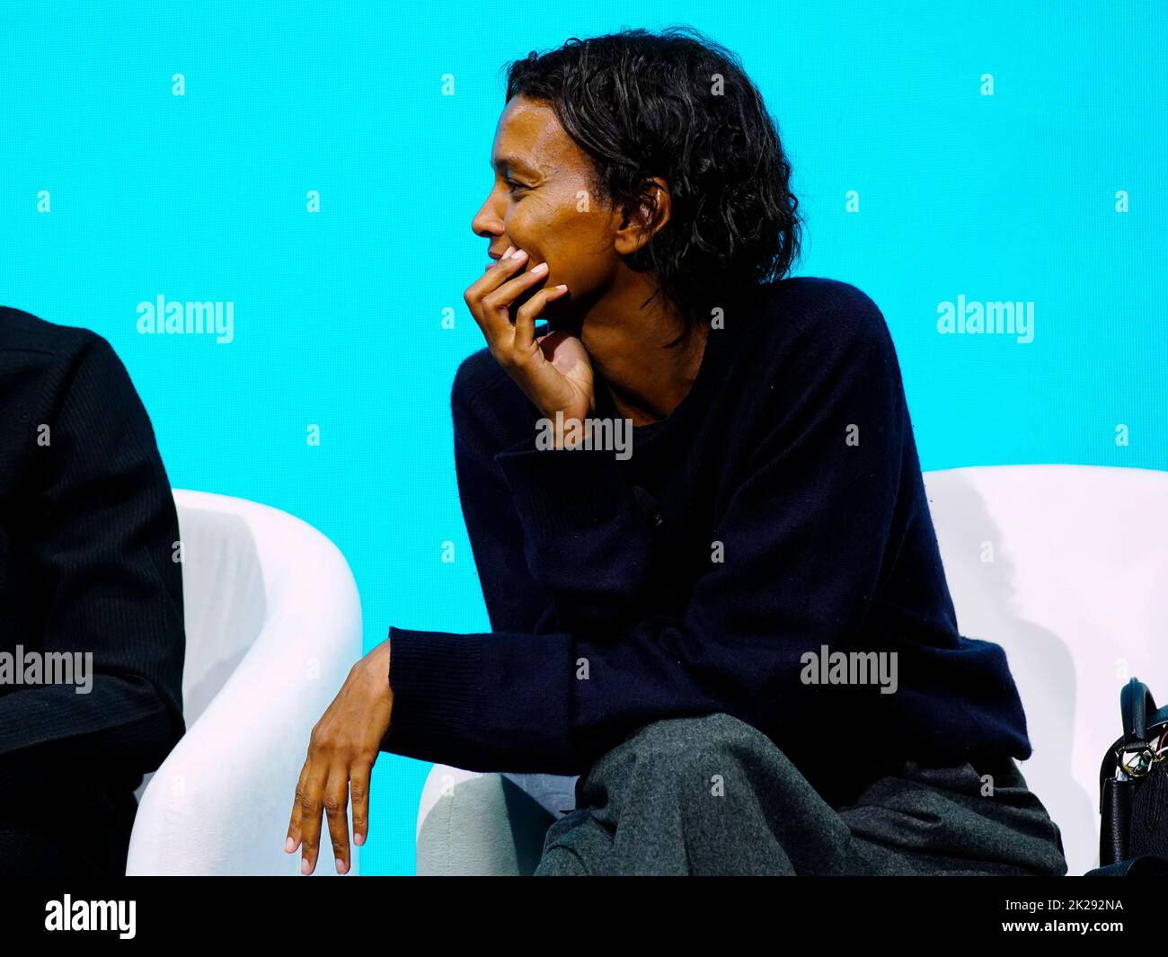 09/19/2022 New York, New York Liya Kebede prend la parole lors de la ...