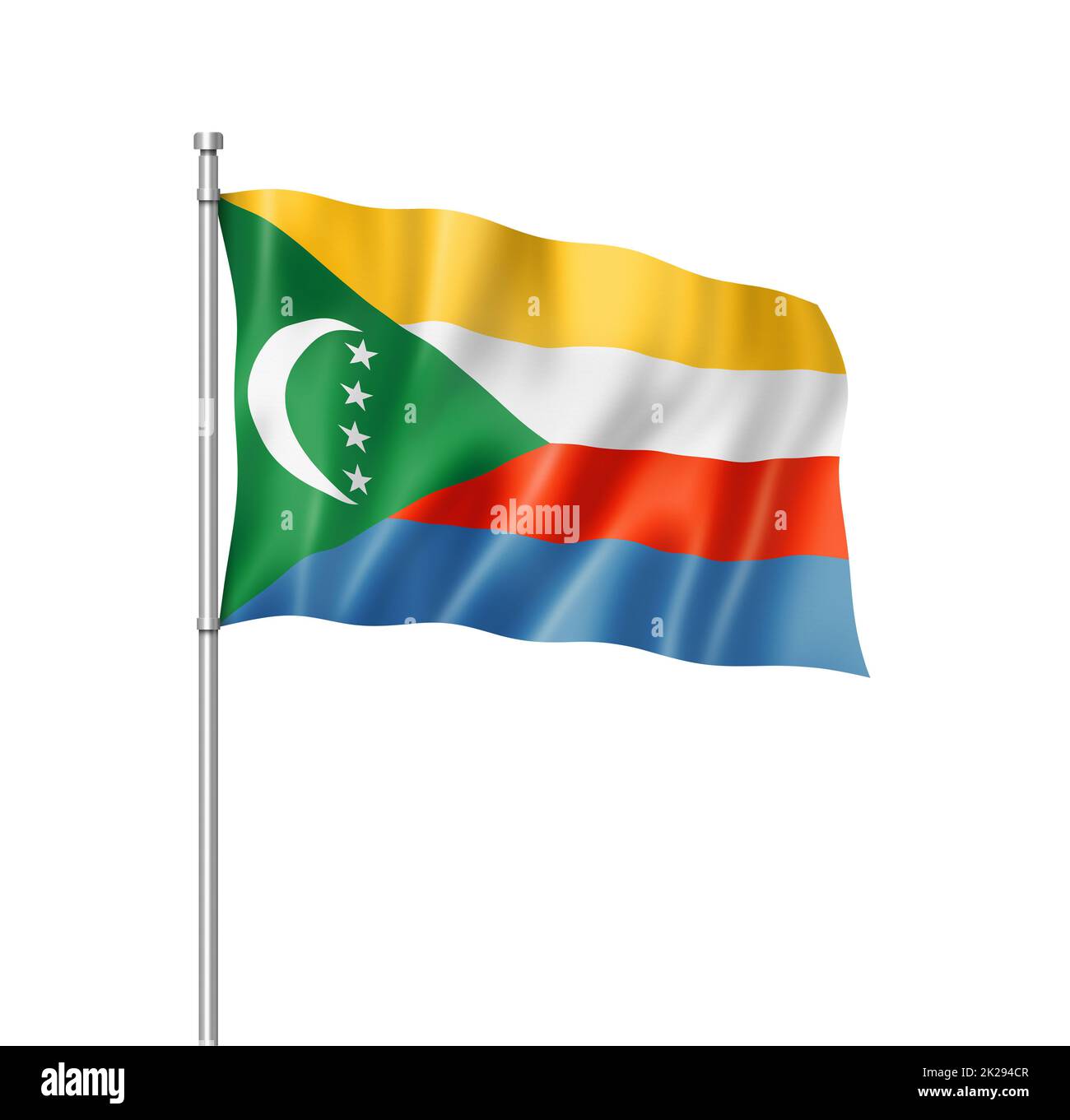 Drapeau comorien Banque de photographies et d’images à haute résolution ...