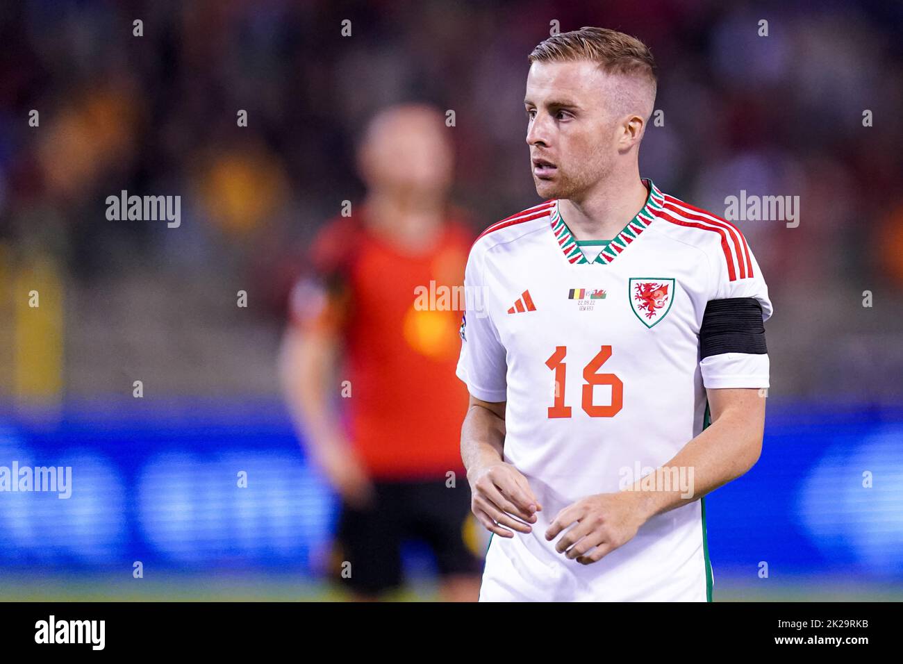 BRUXELLES, BELGIQUE - SEPTEMBRE 22 : Joe Morrell du pays de Galles ...