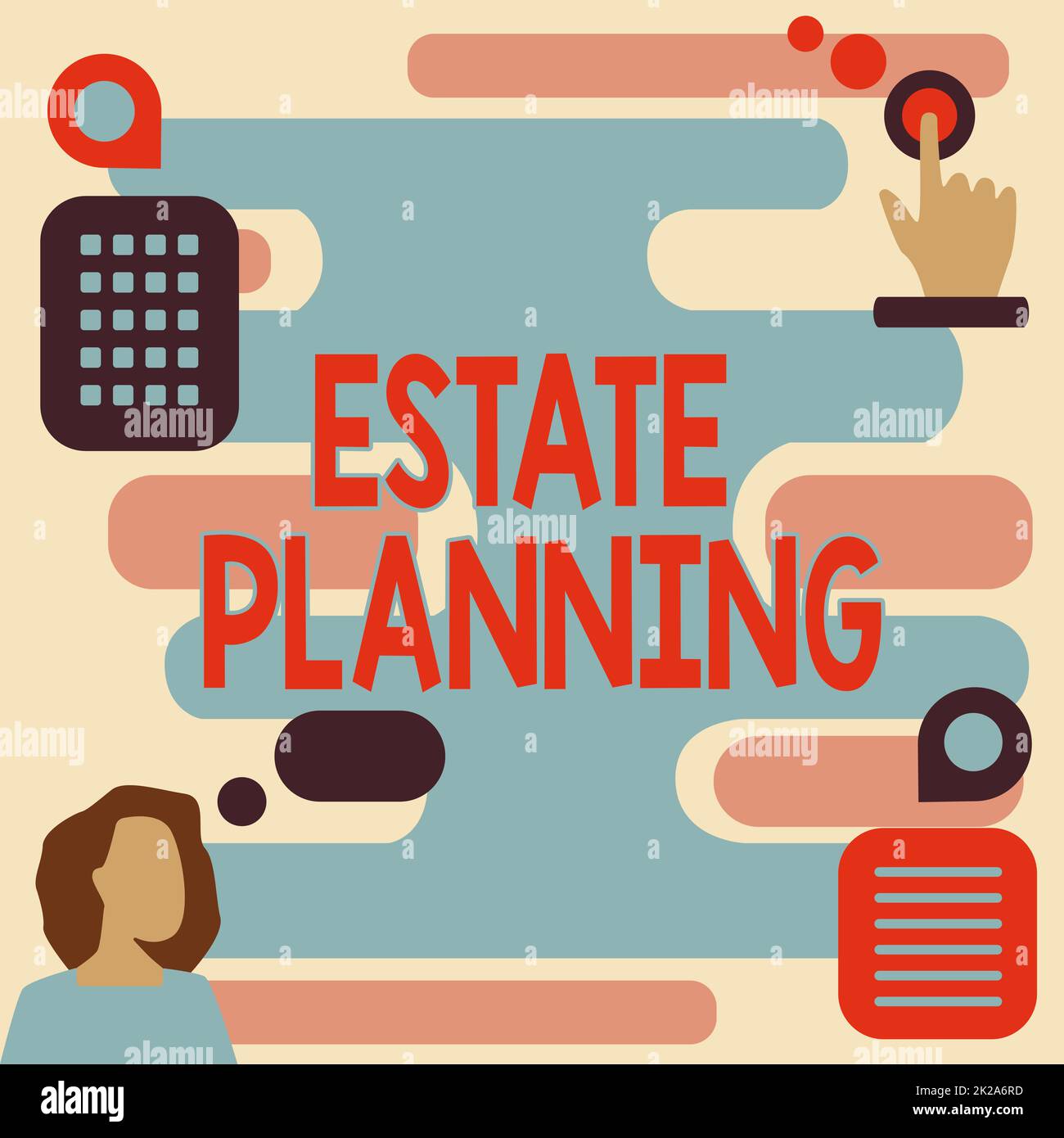 Légende du texte présentant la planification successorale. Aperçu de l ...
