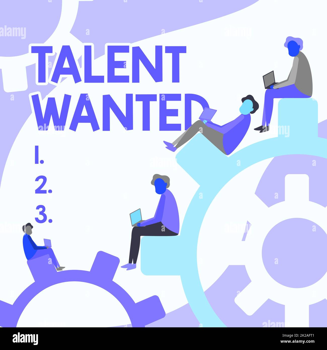 Affichage conceptuel Talent Wanted. Mot pour la méthode d ...