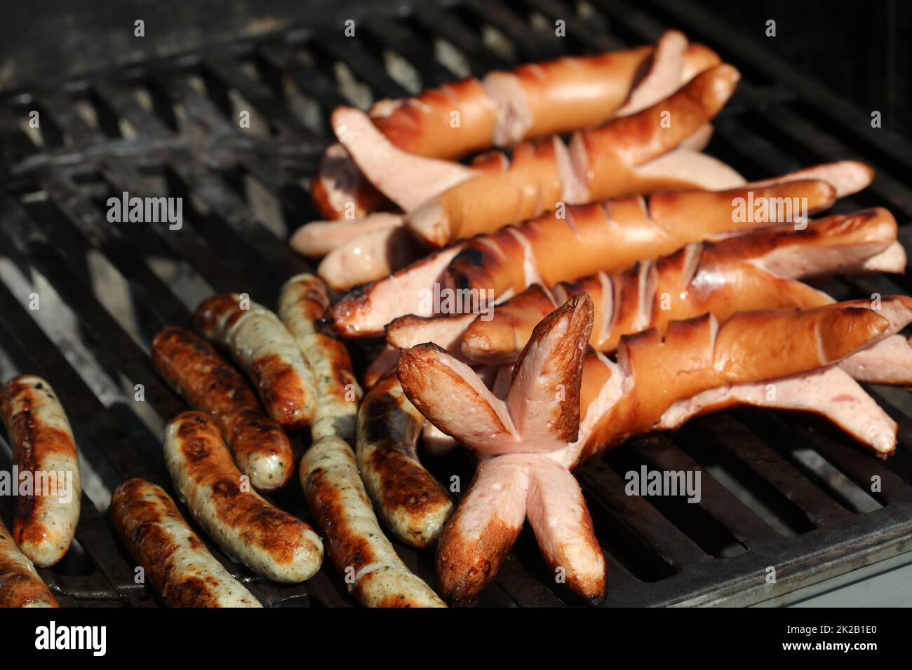 Bratwurst barbecue sausage german Banque de photographies et d’images à ...