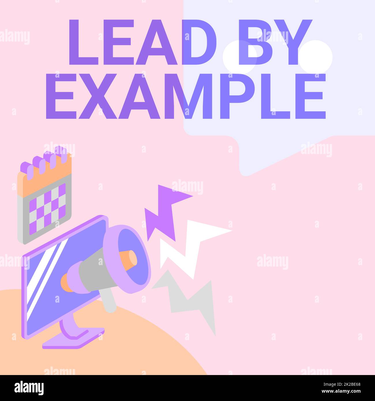 Signe écrit à la main Lead par exemple, Business Showcase être un ...