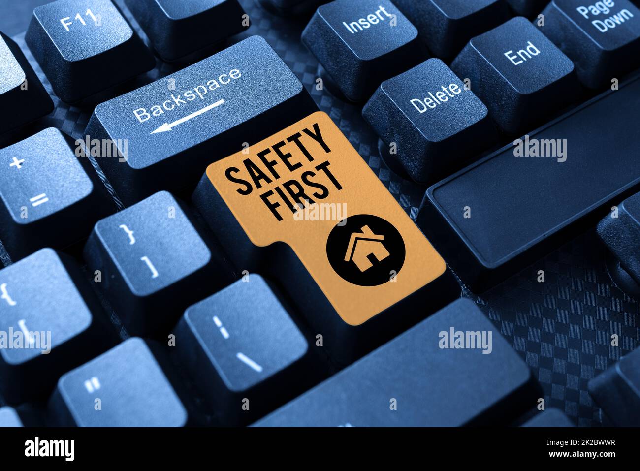 Safety first sign Banque de photographies et d’images à haute ...