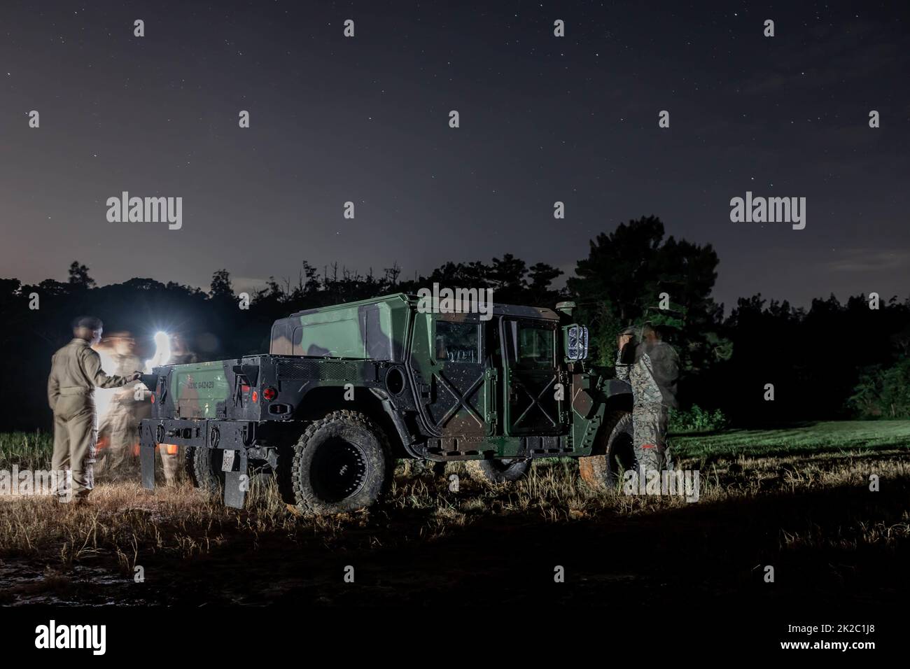 Les Marines des États-Unis, avec 3rd Landing support Battalion, combat Logistics Regiment 3, 3rd ...