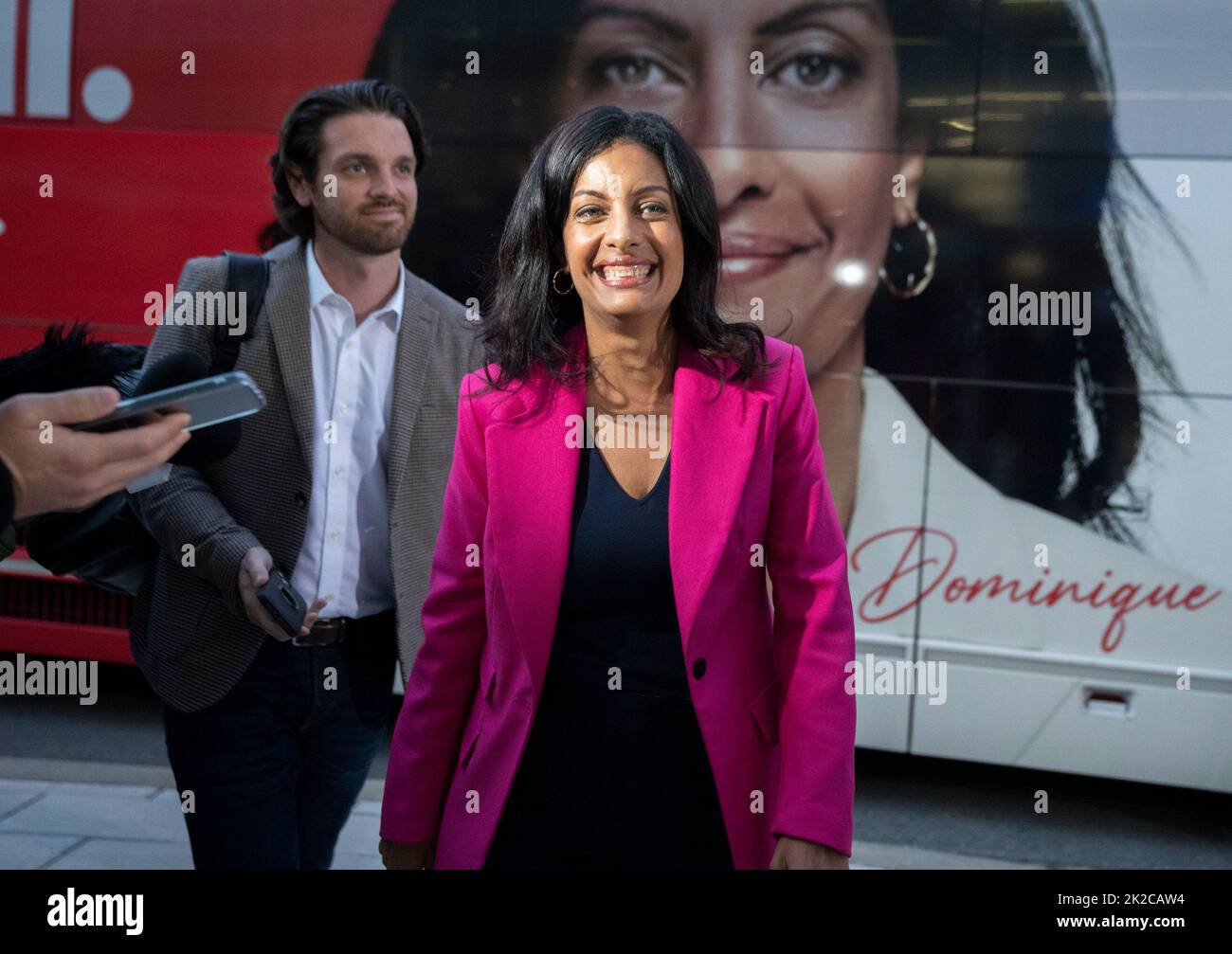 Montréal, Canada, 22 septembre 2022. Le chef libéral du Québec ...