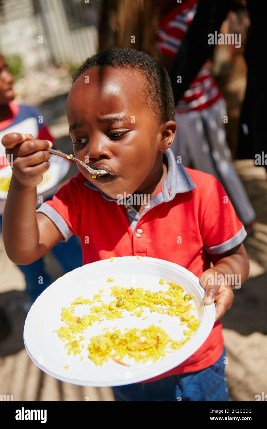 Enfants africains affamés Banque de photographies et d’images à haute ...