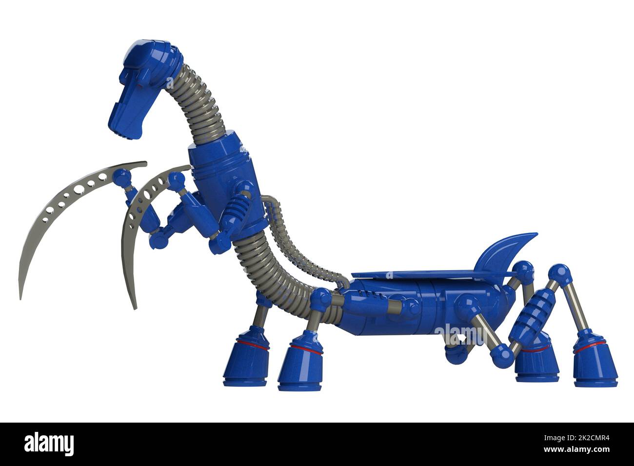 Monstre. Cyborg Monster concept. Dessin animé monstre. 3d illustration ...