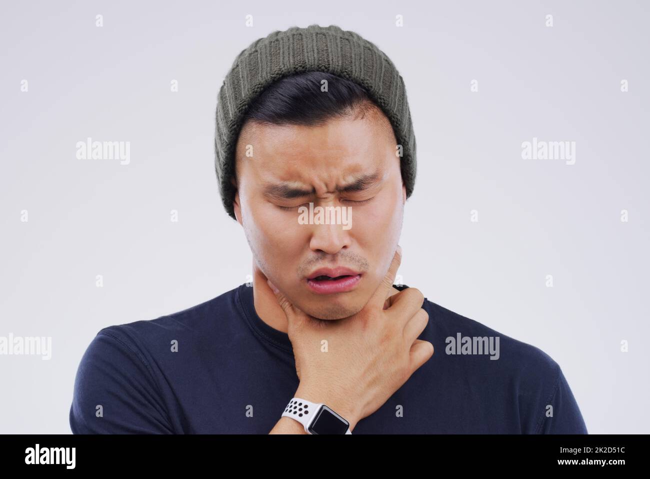 Contre le mal de gorge Banque de photographies et d’images à haute ...