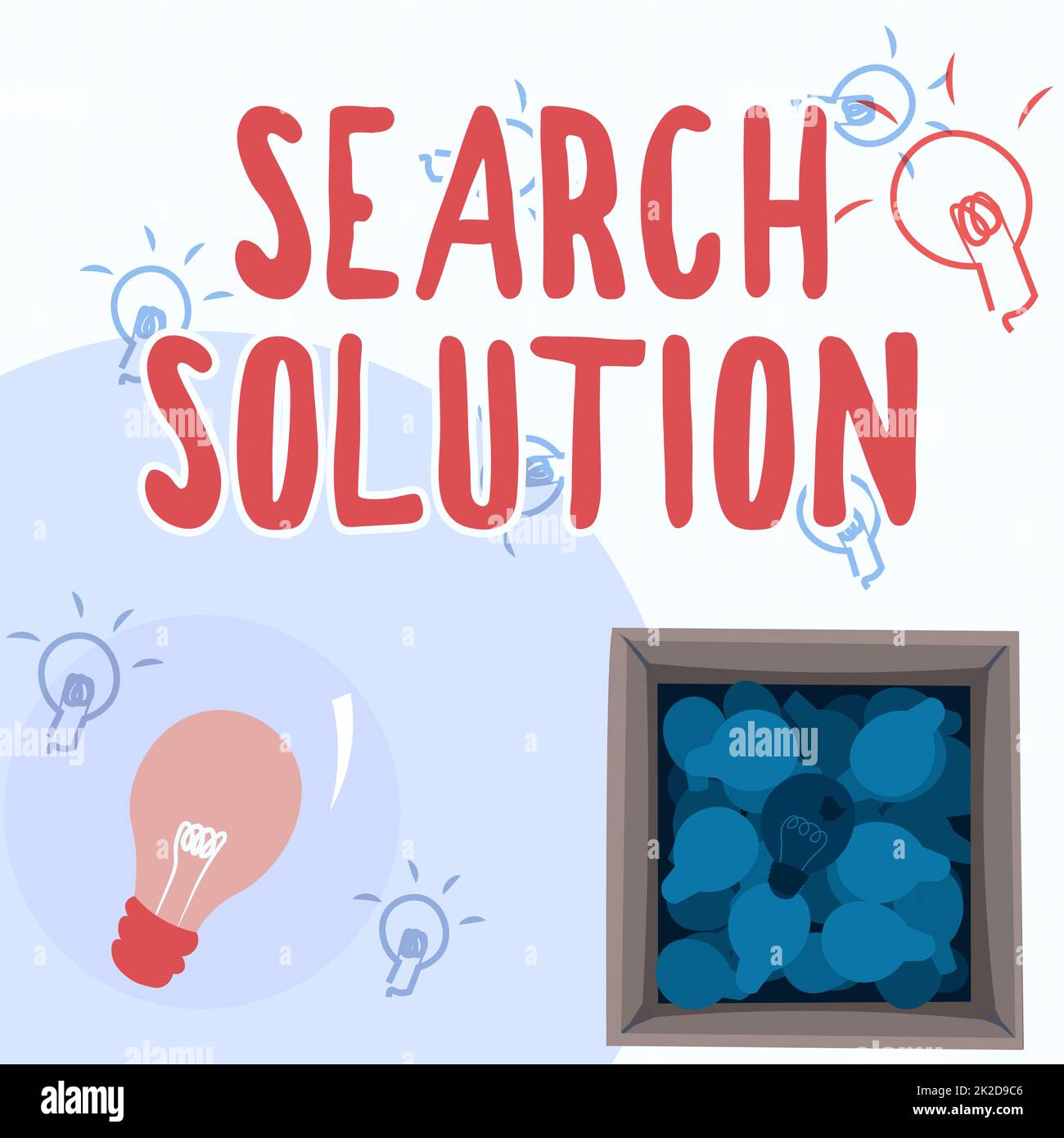Affichage conceptuel solution de recherche. Internet concept une action ...