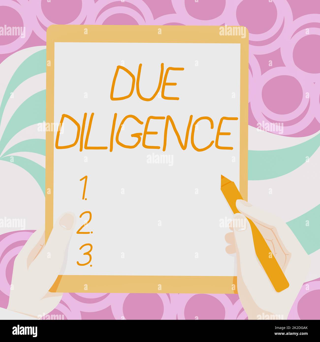 Inspiration montrant signe de diligence raisonnable. Photo conceptuelle ...