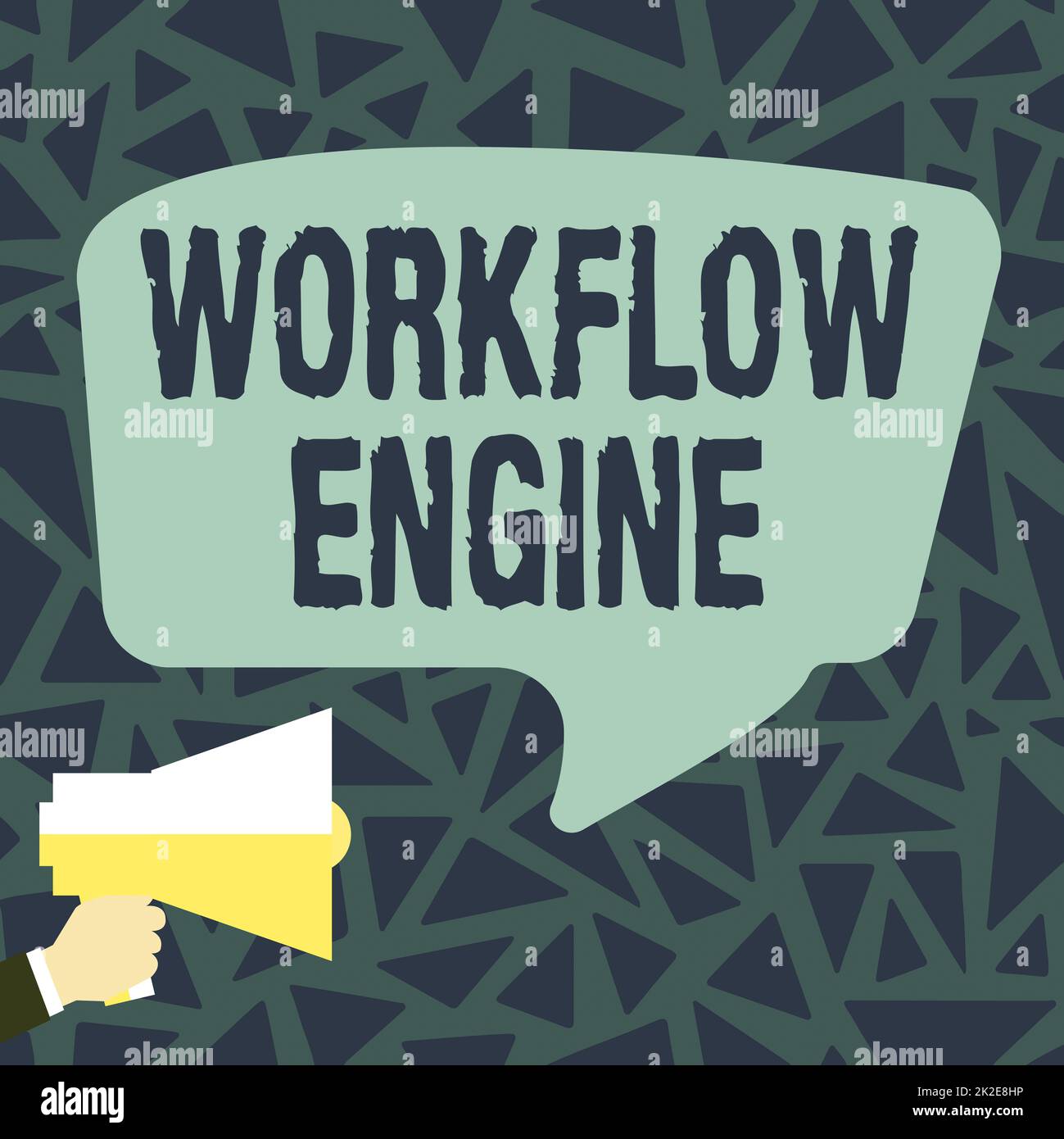 Inspiration montrant Sign Workflow Engine. Business concept Workflow ...