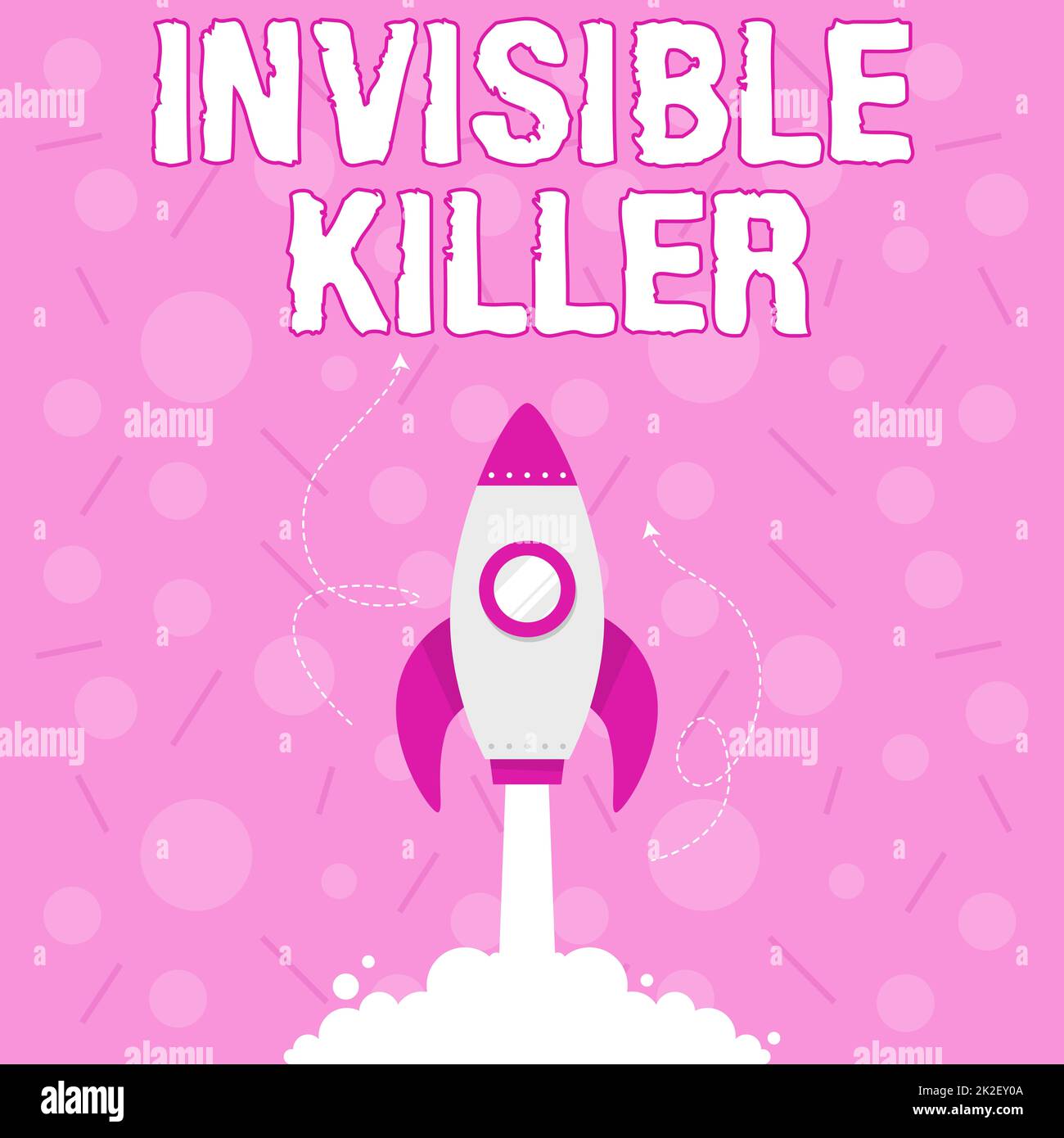 Panneau d'écriture à la main invisible Killer. Concept d'affaires ...