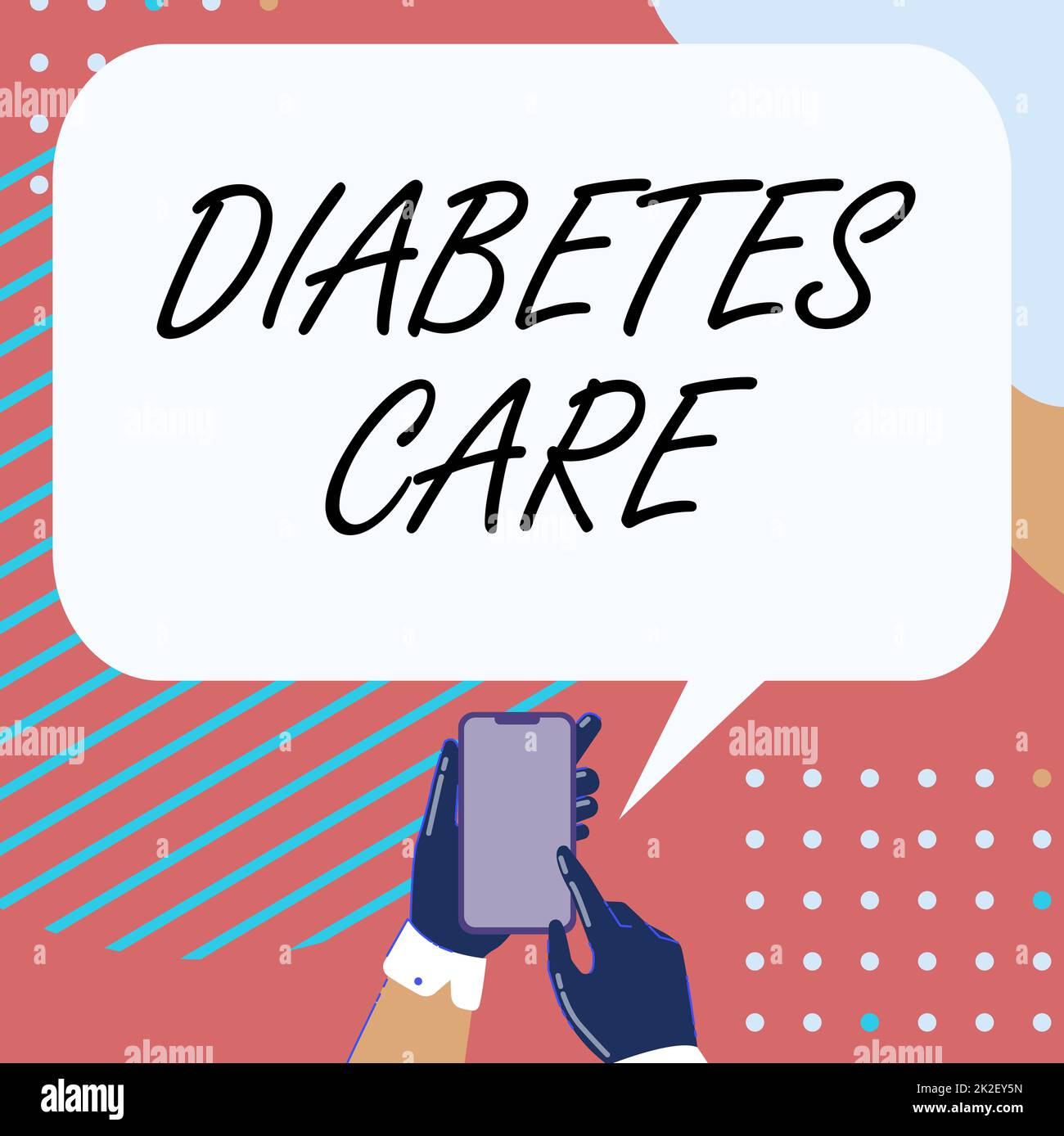 Affichage conceptuel soins du diabète. Business Showcase Journal pour ...
