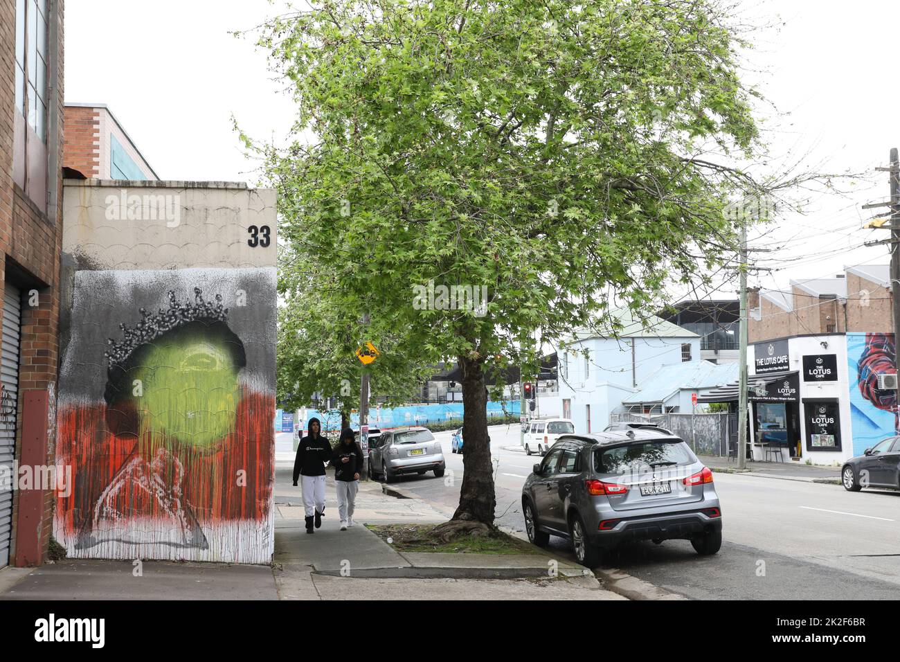 Sydney, Australie. 23rd septembre 2022. Une fresque de l'artiste Stuart ...