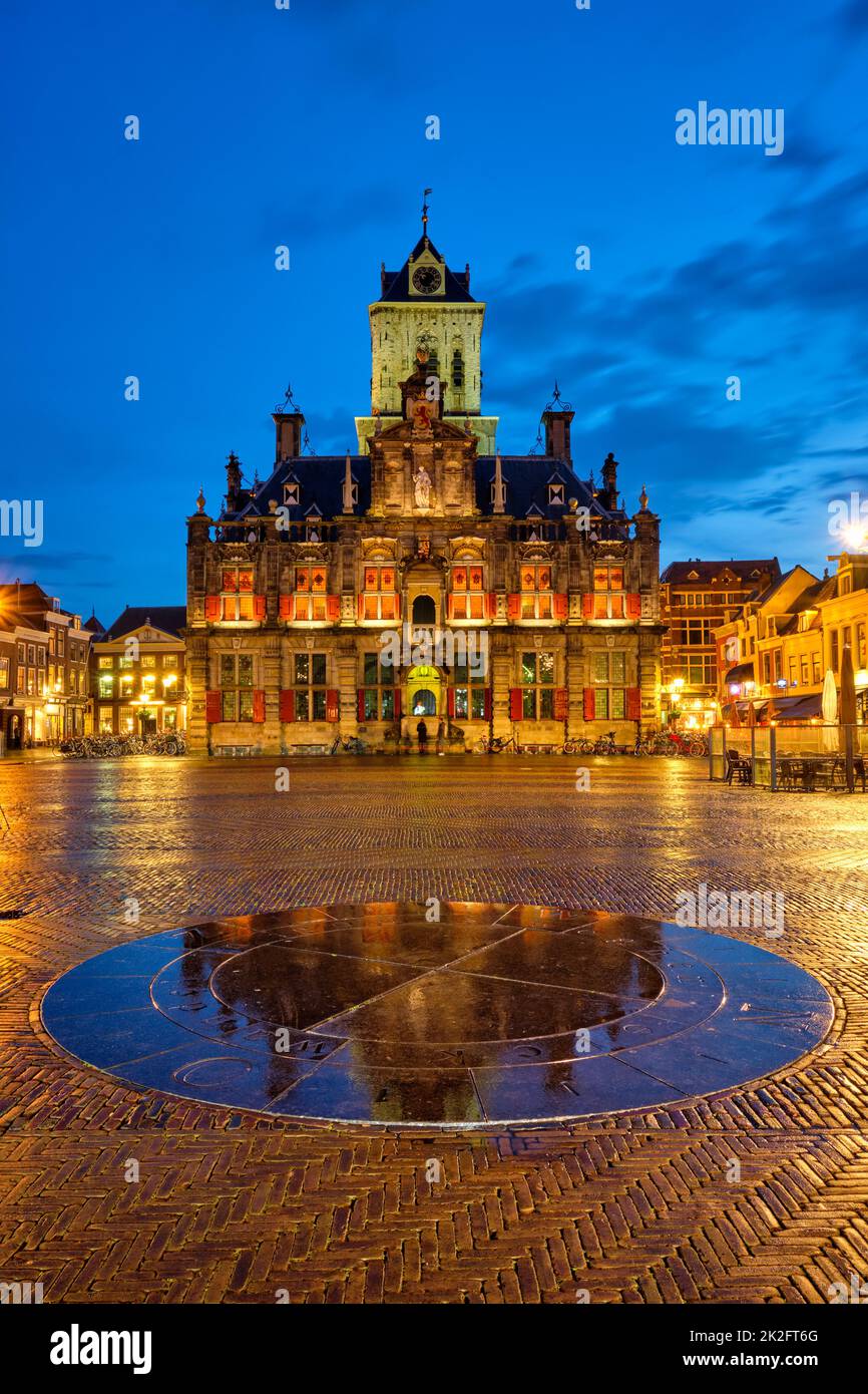 Delft market square Banque de photographies et d’images à haute ...