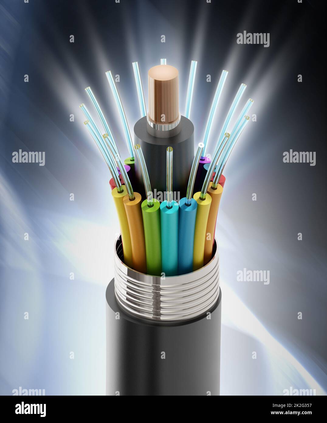 Fibre cable Banque de photographies et d’images à haute résolution - Alamy