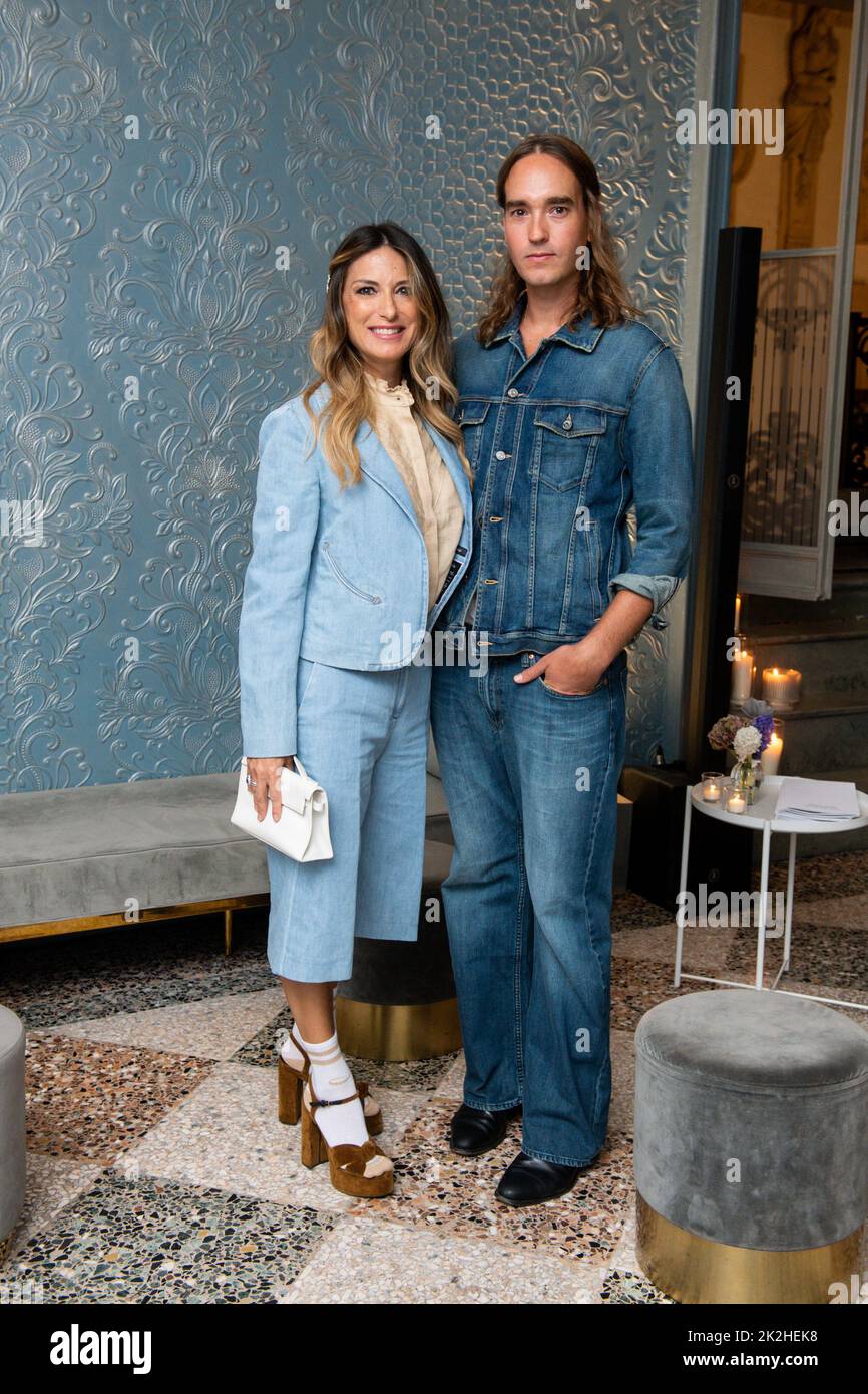 Milan, Italie, 22/09/2022, Jennifer Tommasi , Matthew Adams Dolan Milan ...