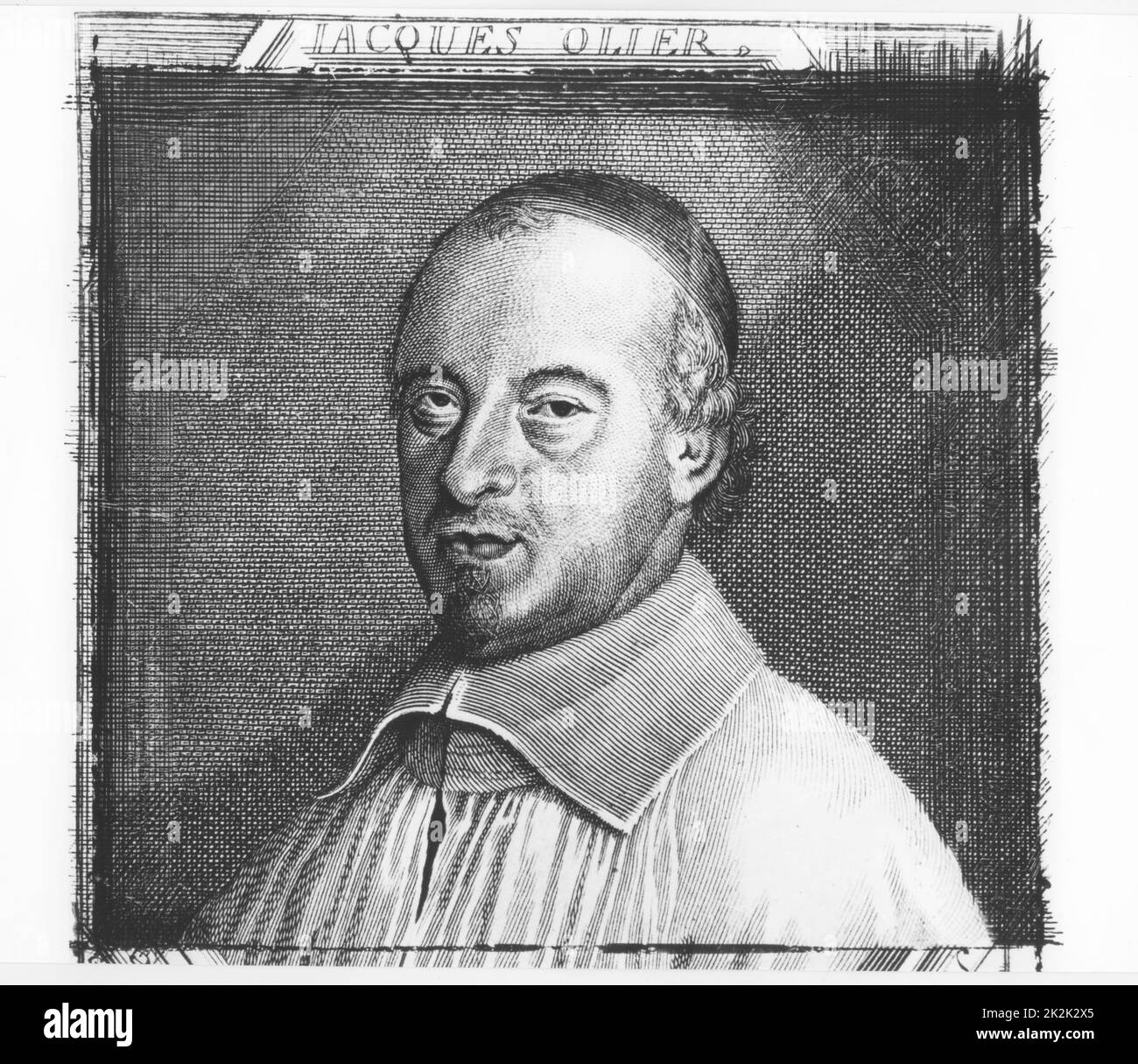 Jean jacques olier Banque d'images noir et blanc - Alamy