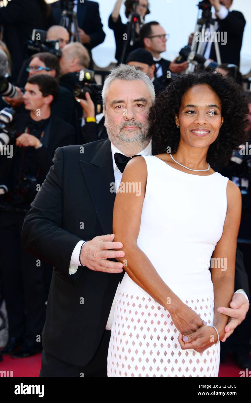 Luc besson and wife virginie silla Banque de photographies et d’images ...
