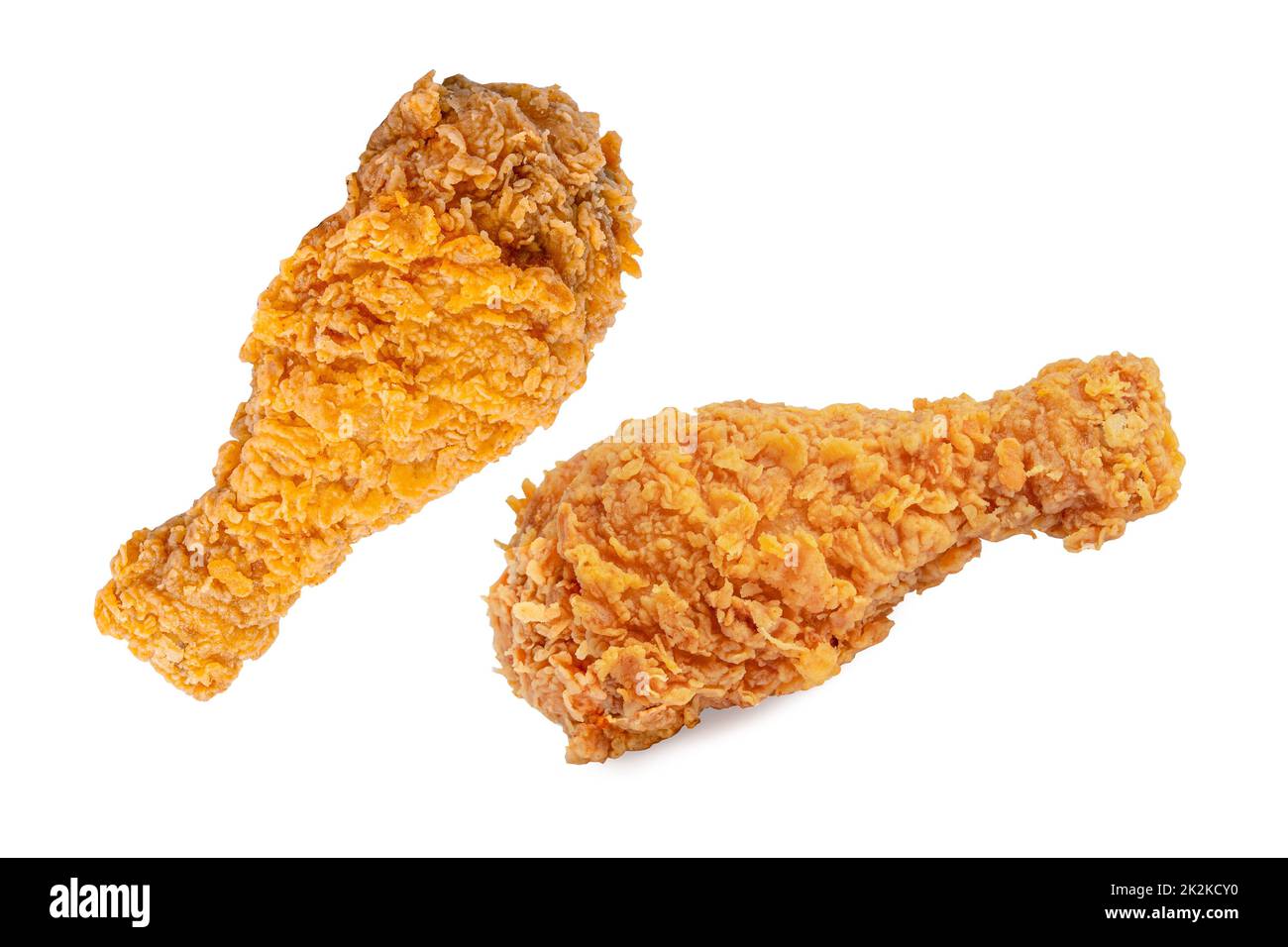 Fond blanc de poulet frit Banque de photographies et d’images à haute ...