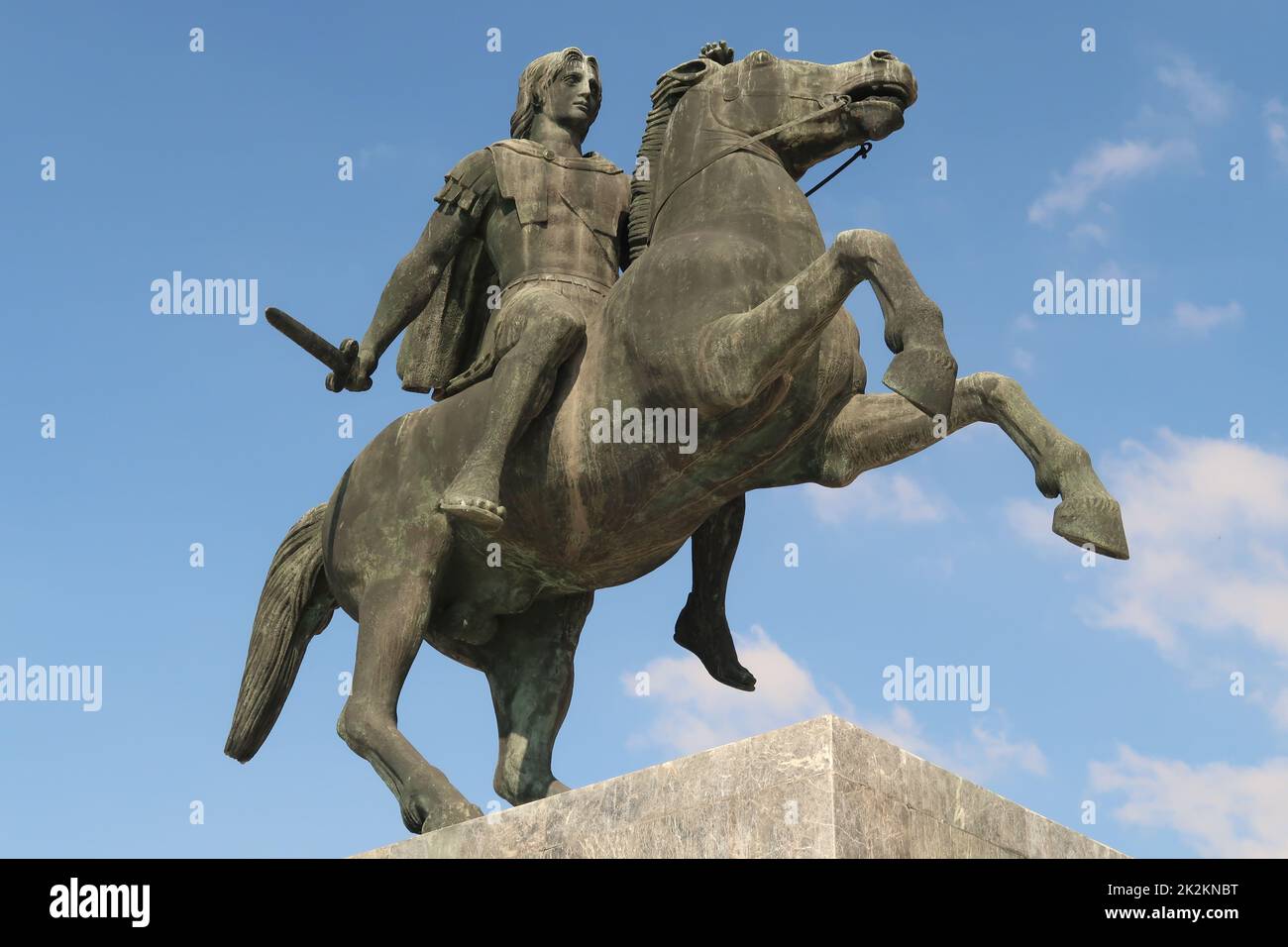 Thessalonique alexandre le grand monument Banque de photographies et d ...
