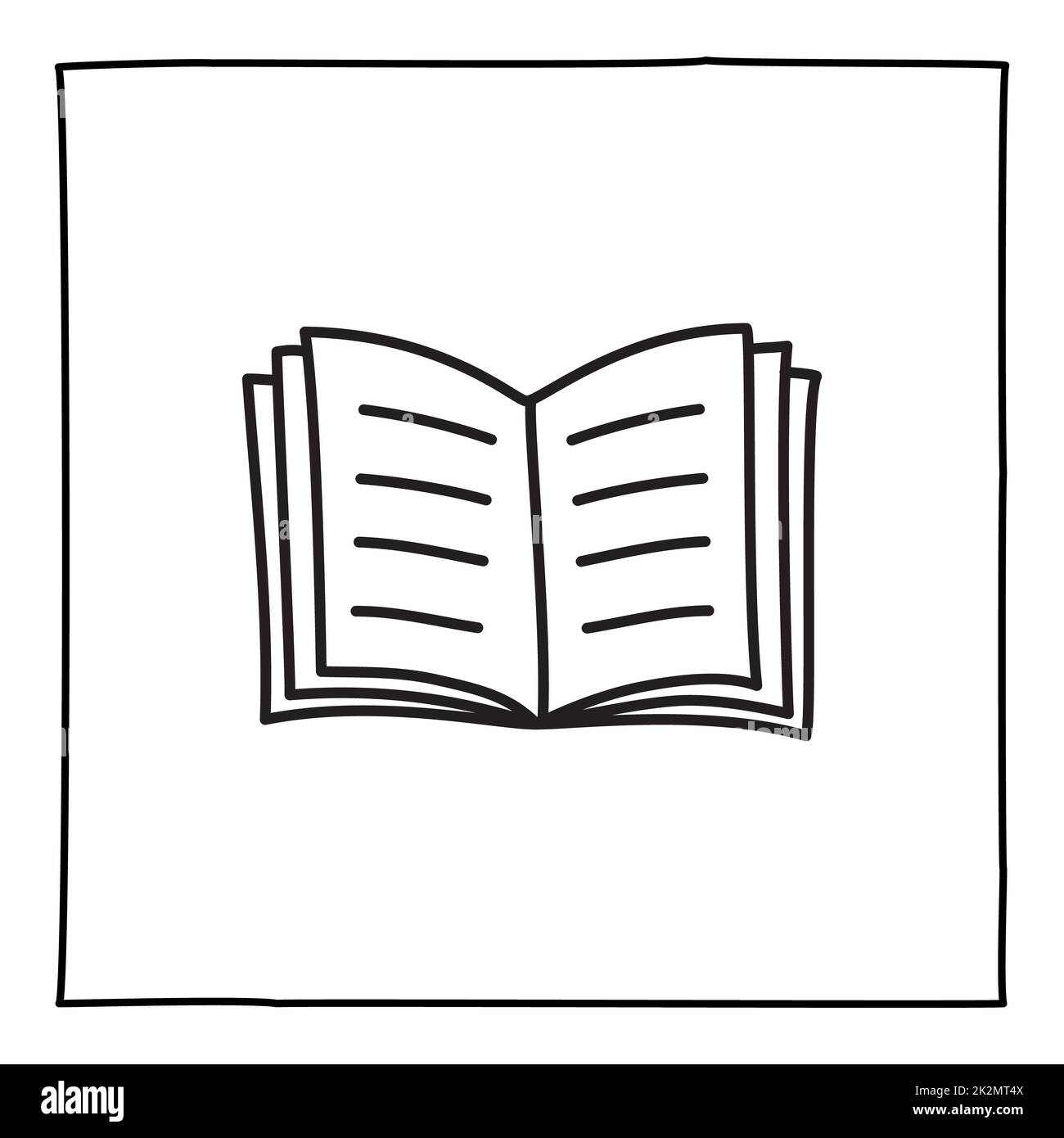 Symbole livre ouvert avec main Banque d'images détourées - Alamy