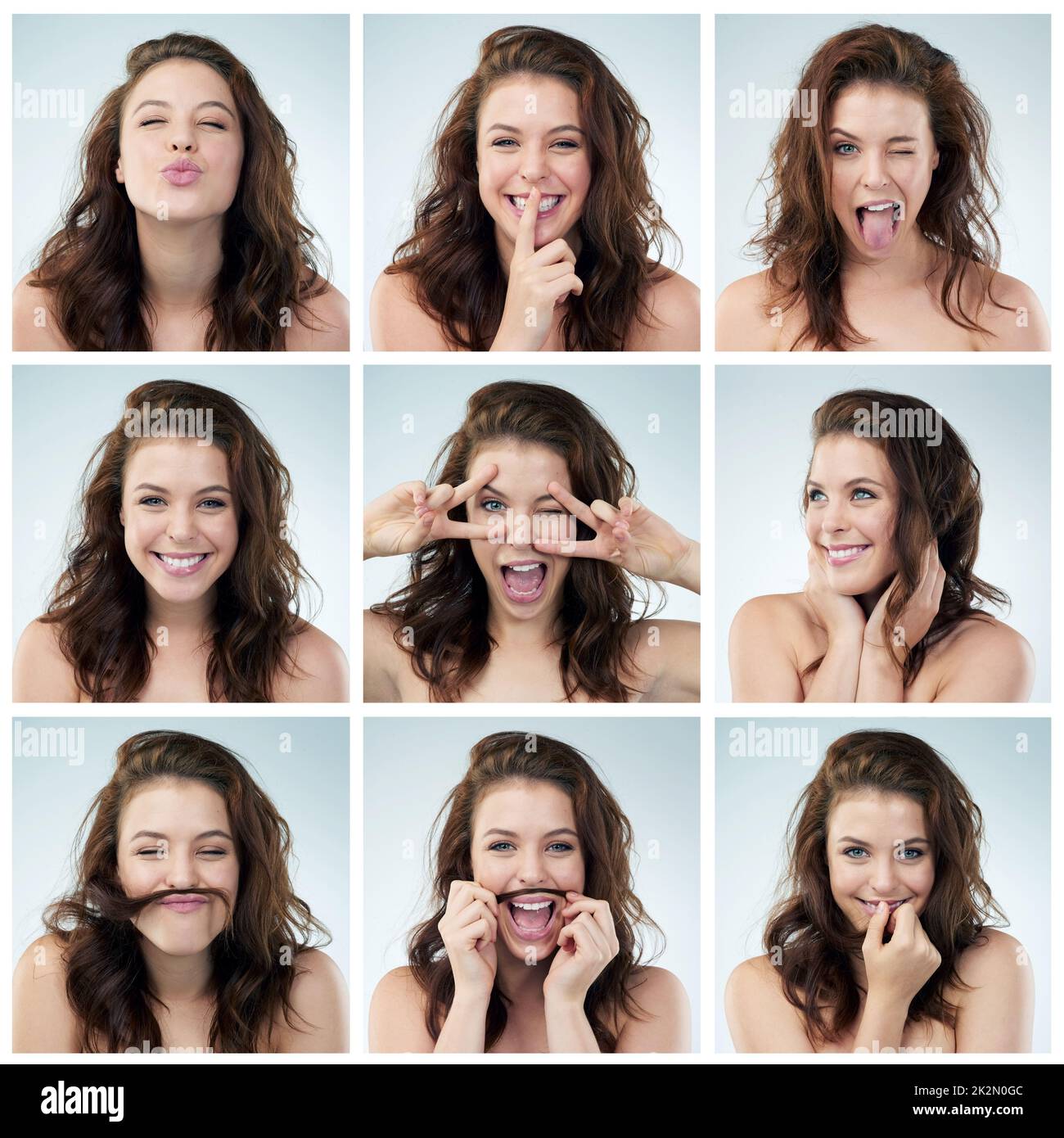 Expresiones diferentes expresiones Banque de photographies et d’images ...