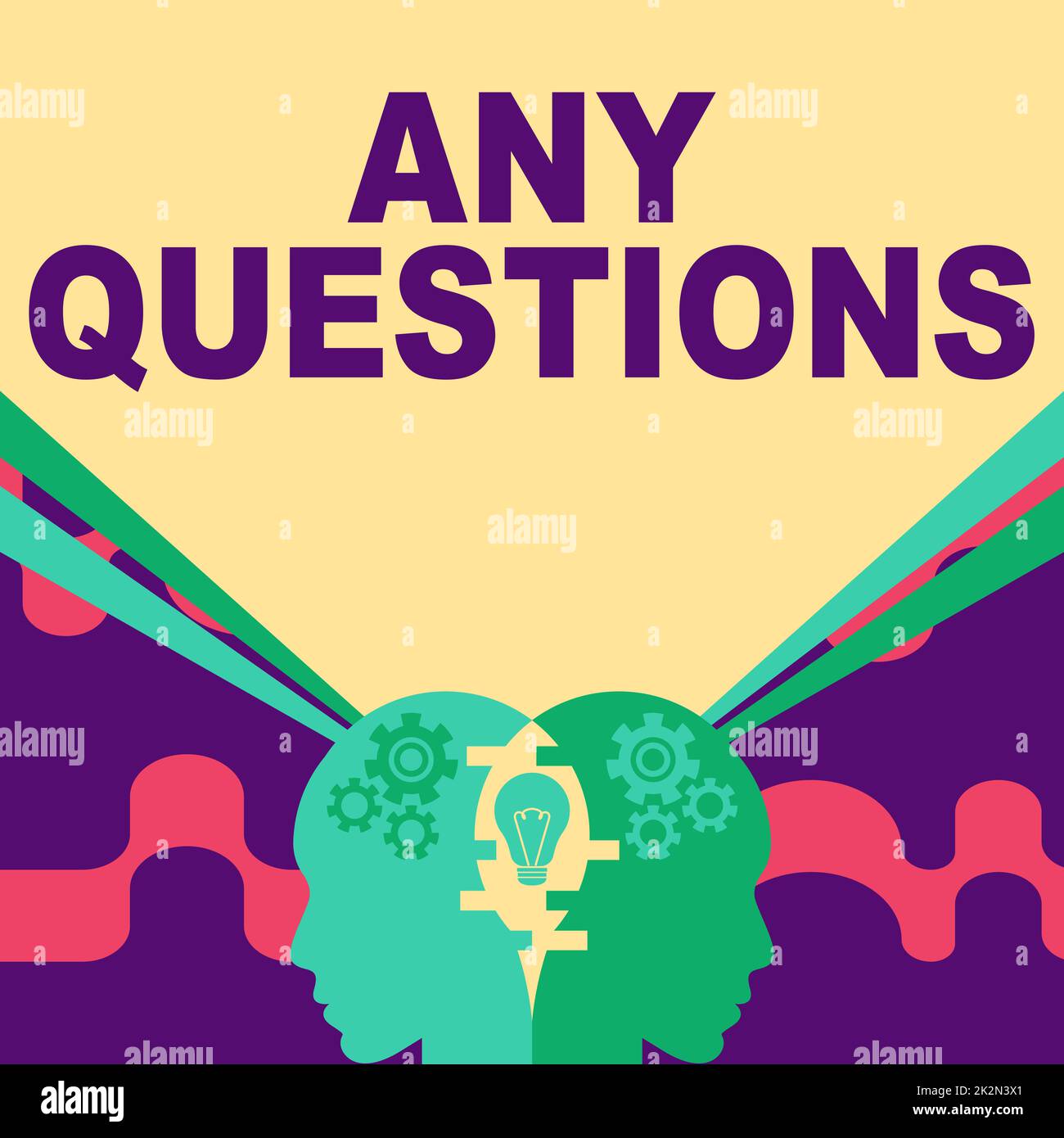 Afficher les questions conceptuelles. Mot pour un visage vierge sans ...