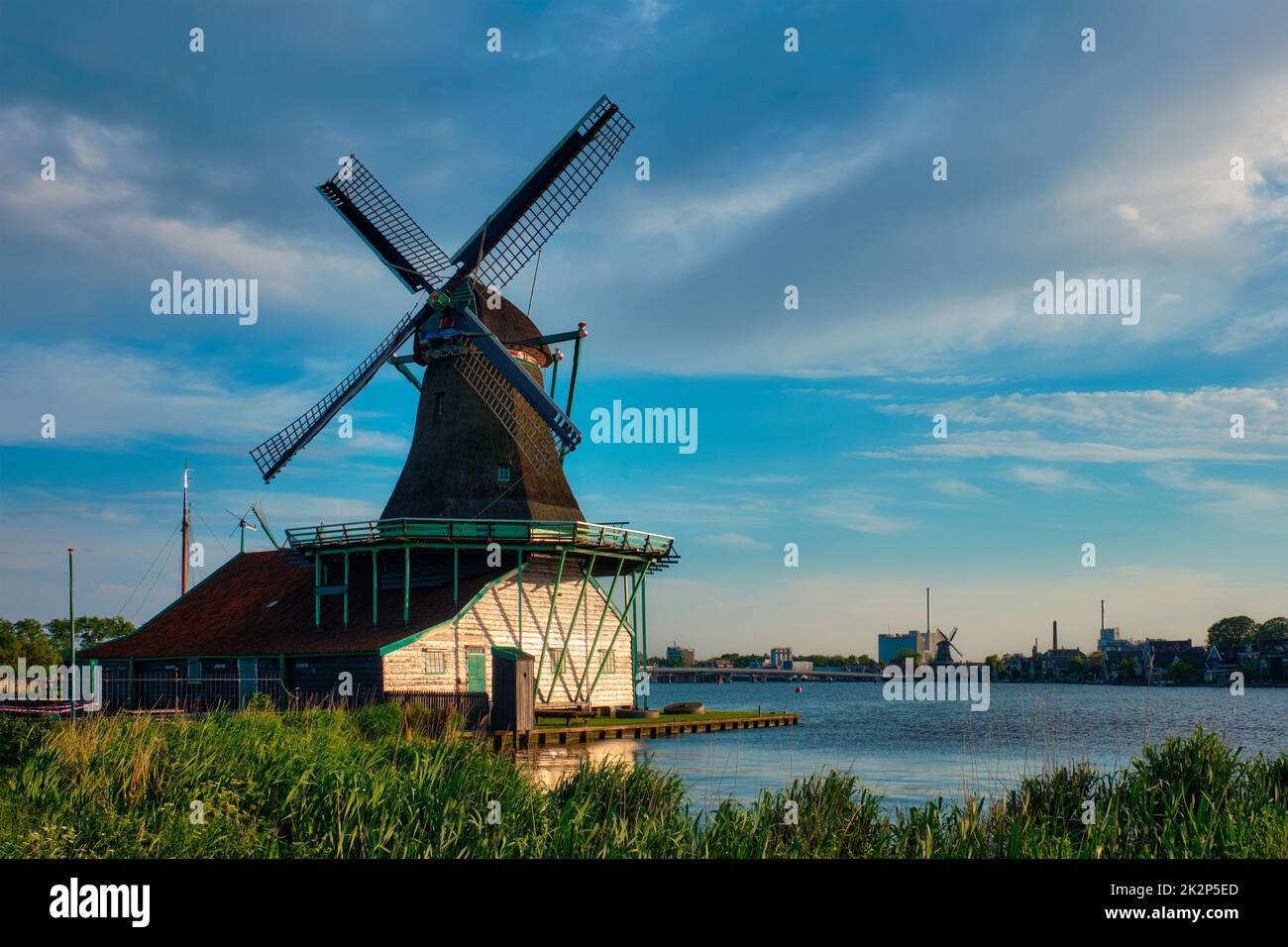 Moulins à vent zaanse schans Banque de photographies et d’images à ...