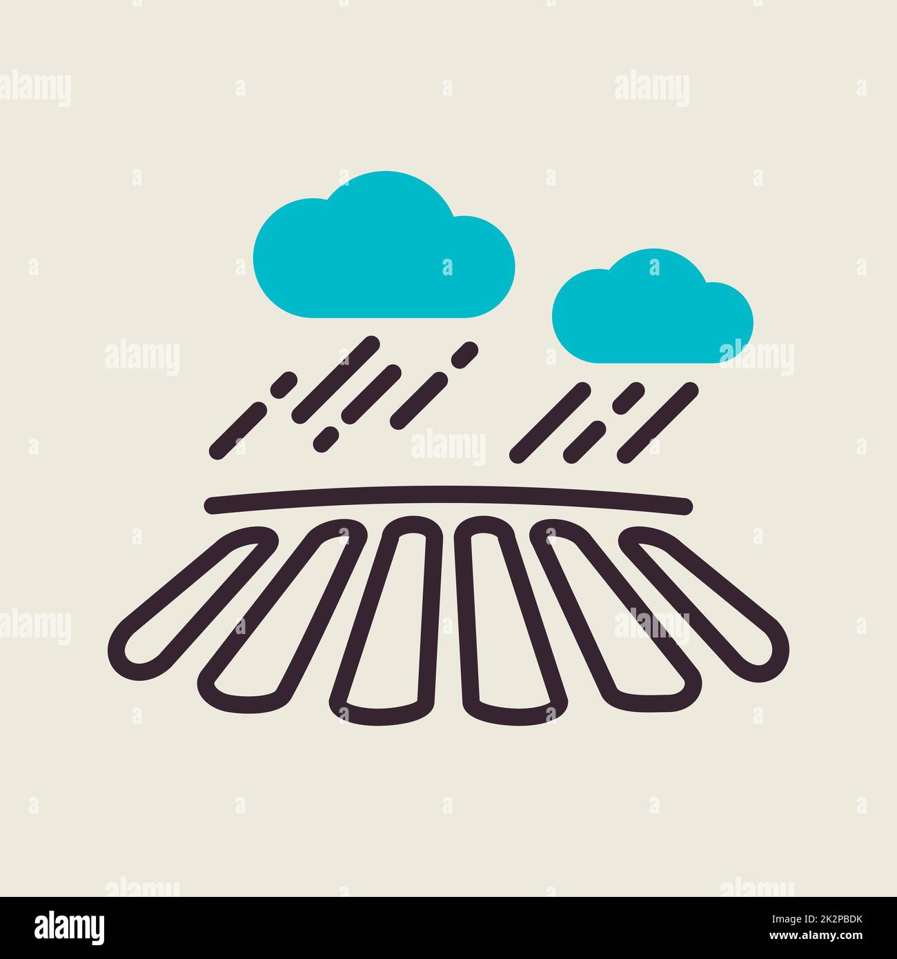 Symbole de la pluie Banque de photographies et d’images à haute ...