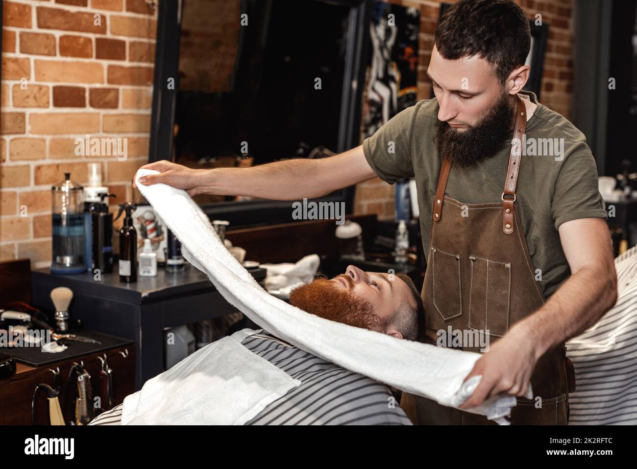 Salon de coiffure rétro Banque de photographies et d’images à haute ...