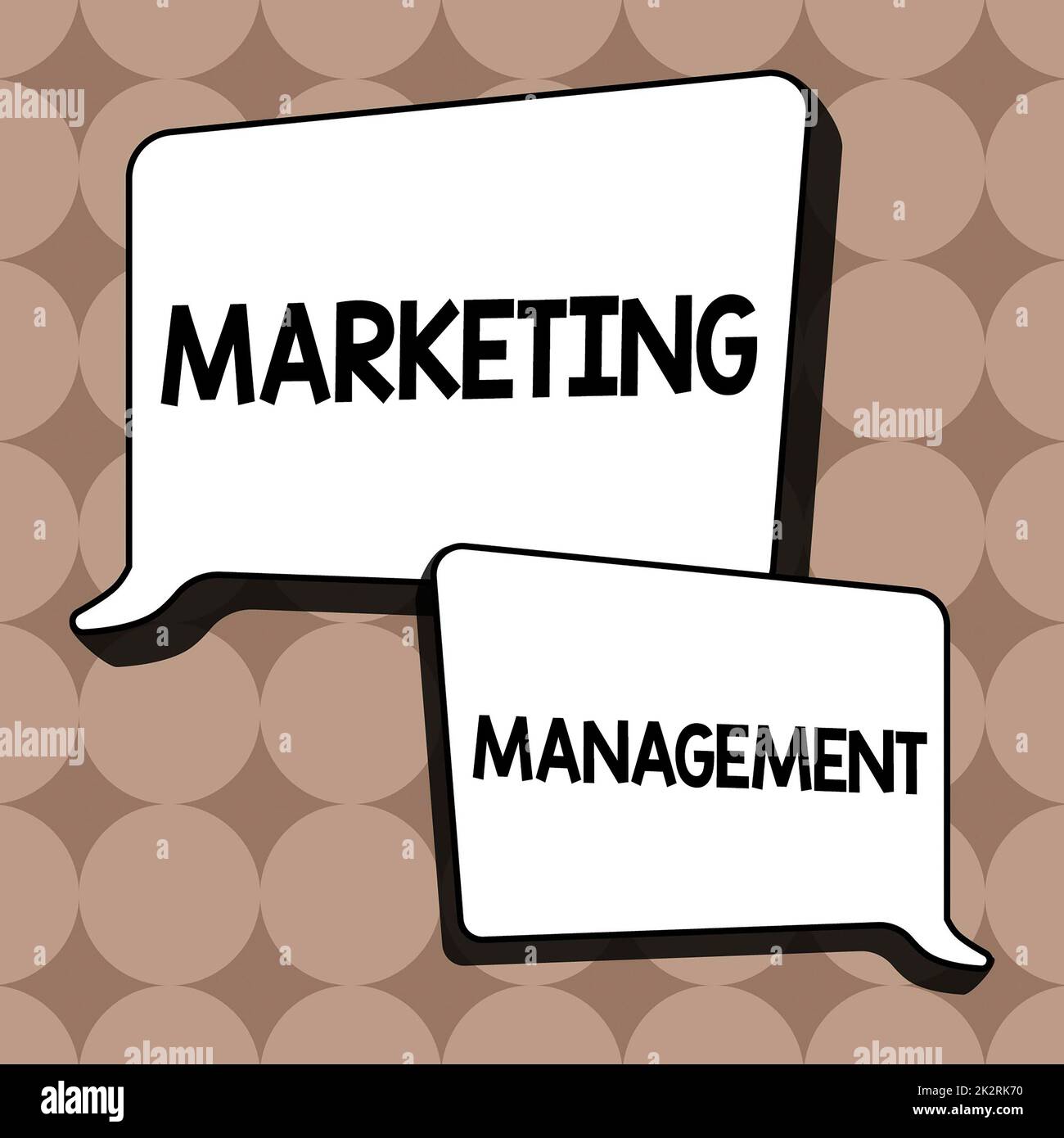 Gestion marketing du texte d'écriture manuscrite. Photo conceptuelle ...