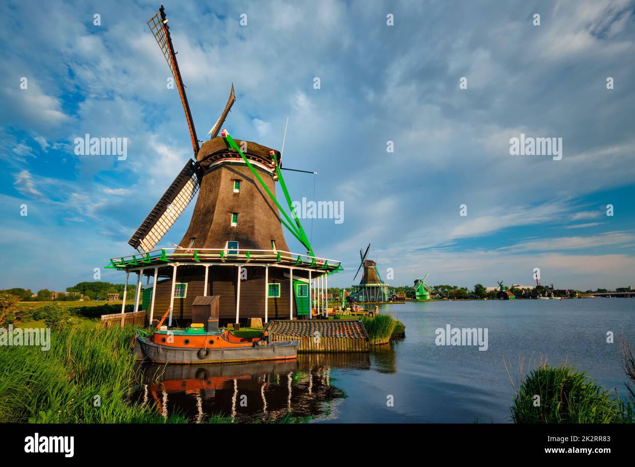 Moulins à vent zaanse schans Banque de photographies et d’images à ...