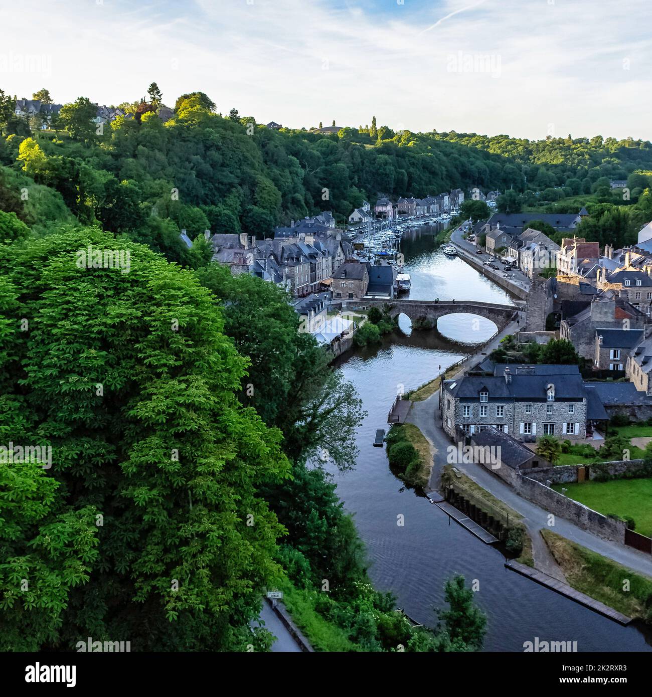 Dinan aerial view Banque de photographies et d’images à haute ...