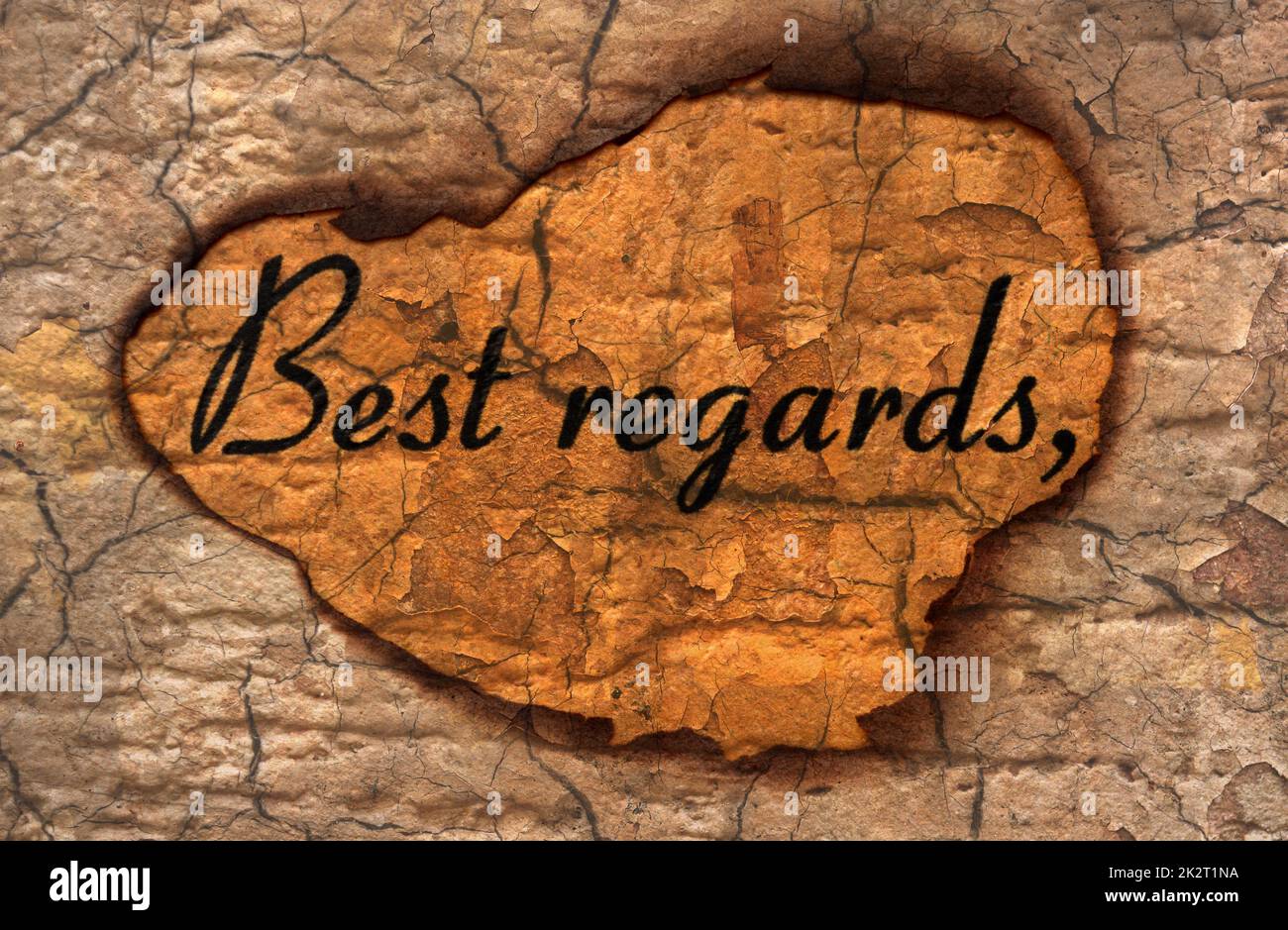 Meilleures salutations signe Banque de photographies et d’images à ...