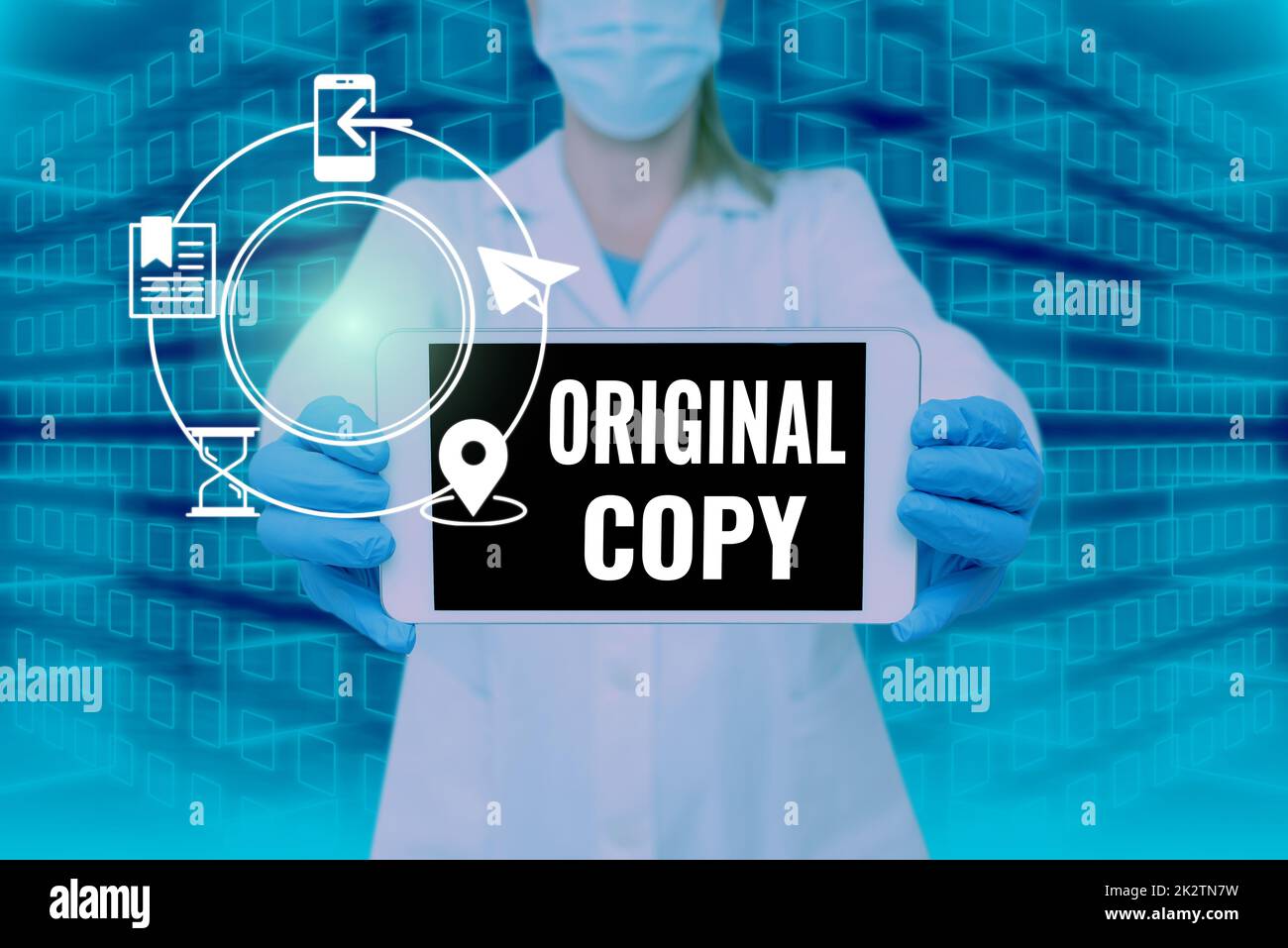 Signature manuscrite copie originale. Mot écrit sur le script principal ...