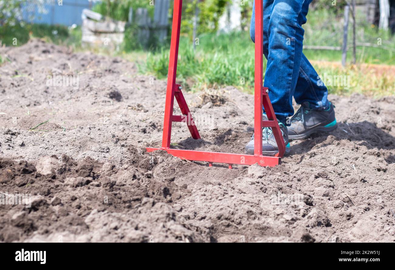 Outil de travail du sol manuel Banque de photographies et d’images à ...