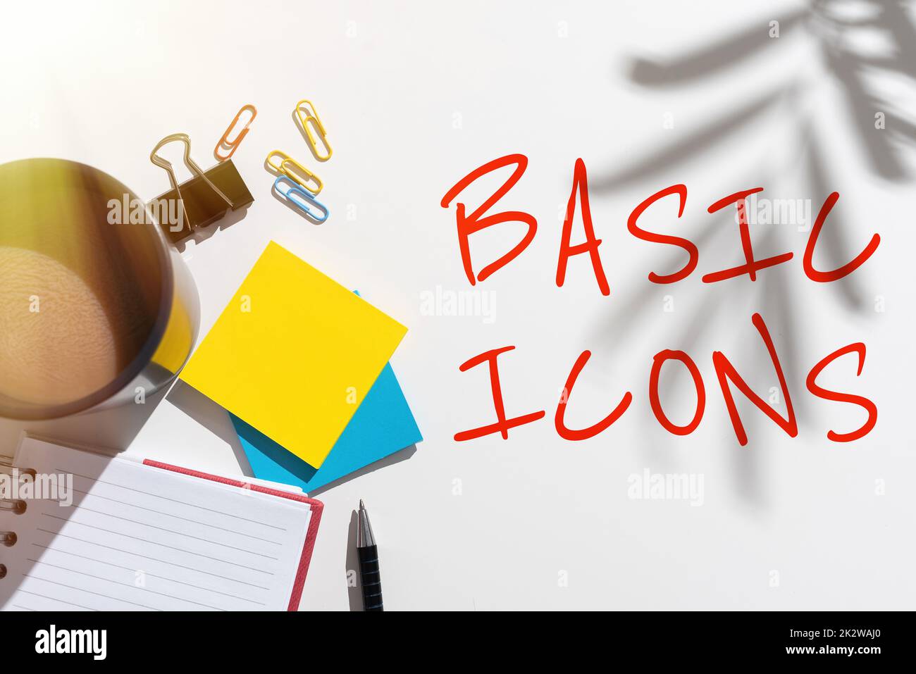 Légende présentant les icônes de base. Pictogramme ou idéogramme ...