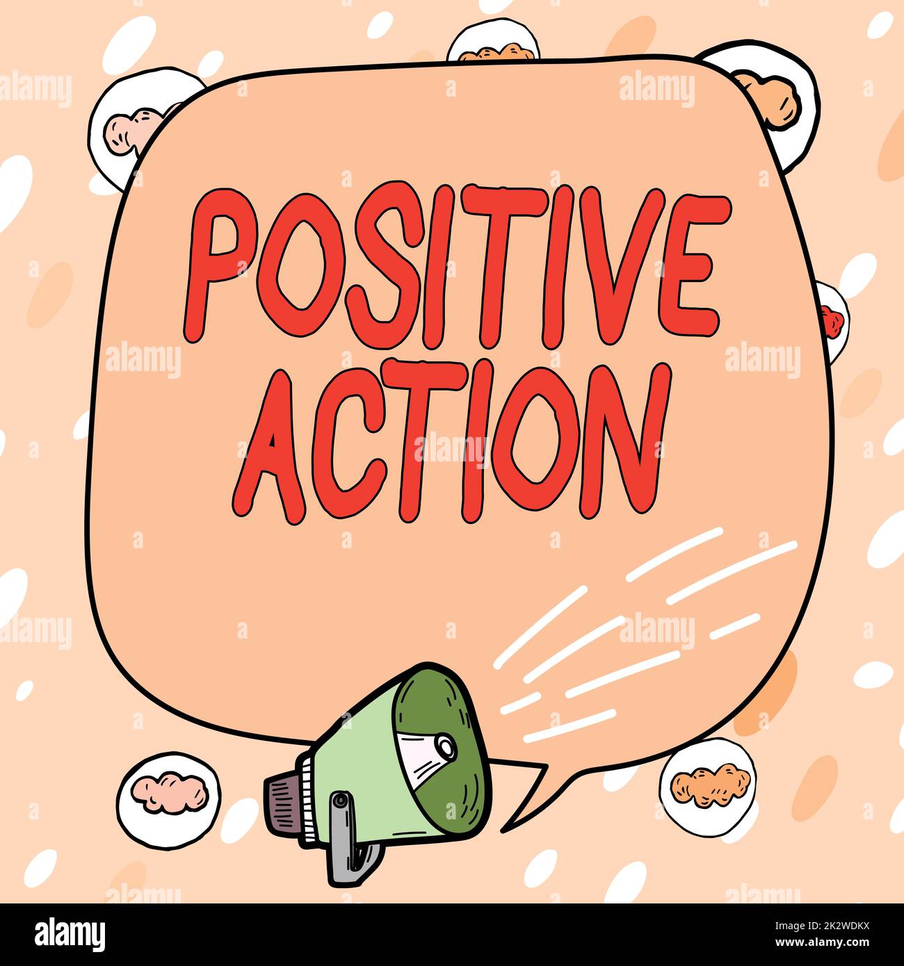Légende du texte présentant une action positive. Business concept faire ...