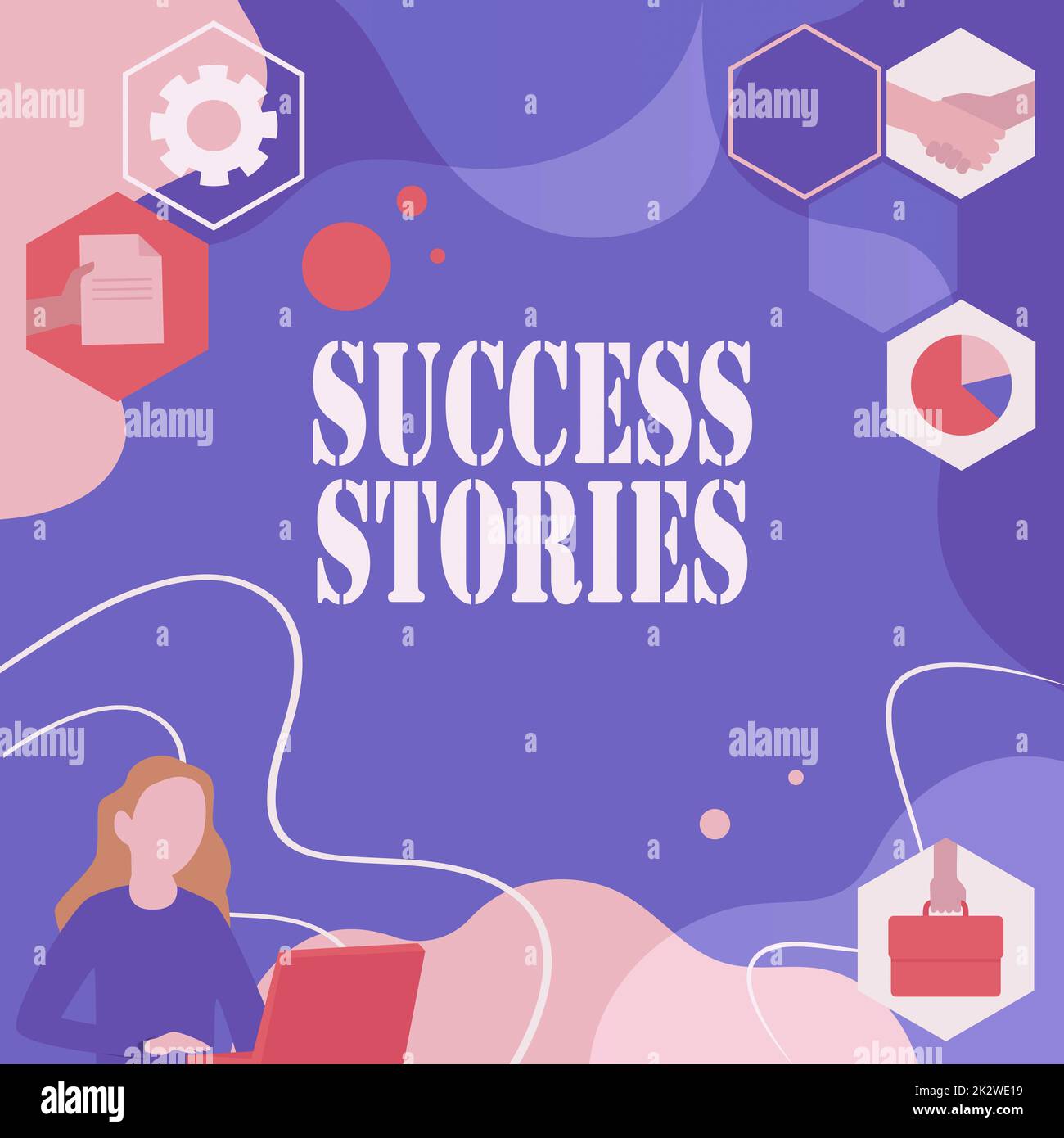 Légende conceptuelle Success Stories. Mot pour la vie des modèles de ...