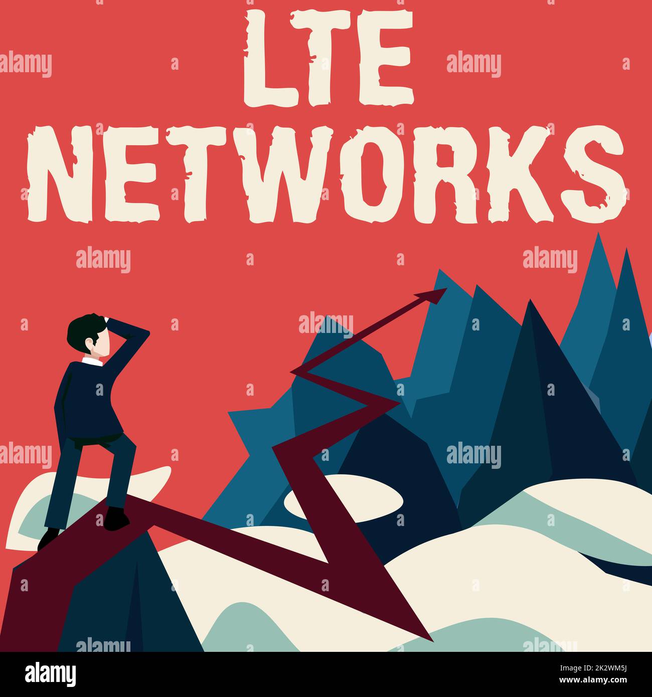 Légende présentant les réseaux LTE. Présentation de l'entreprise ...