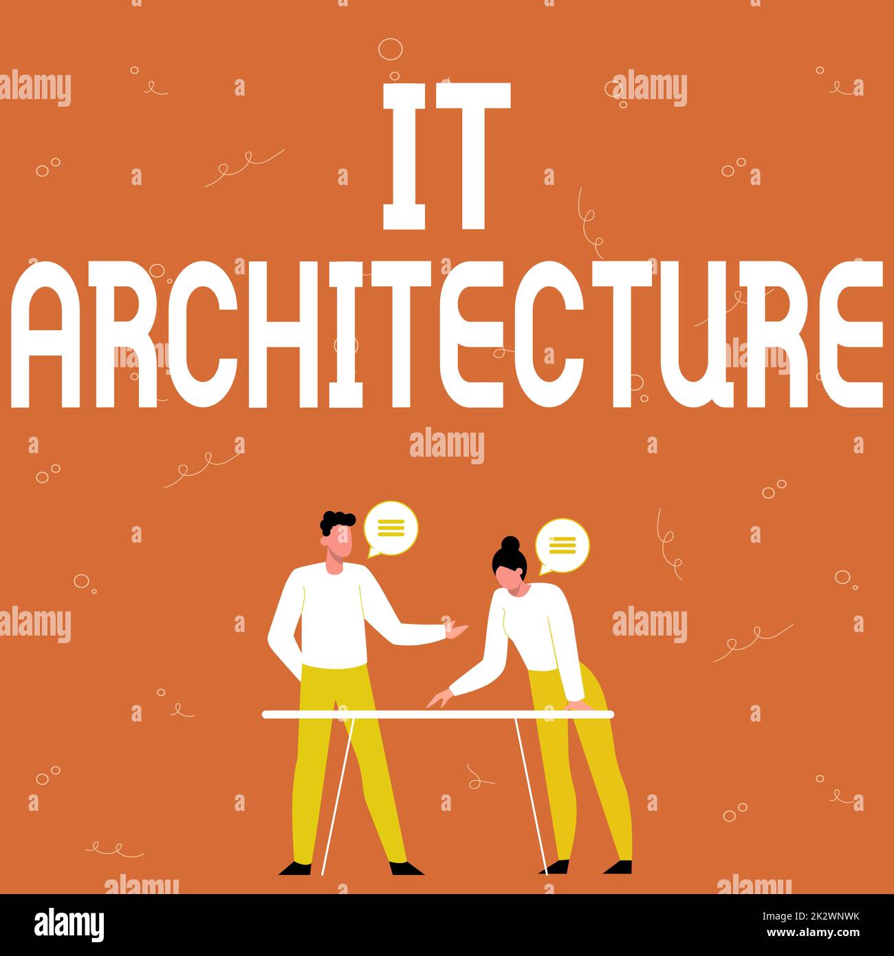 Signature manuscrite IT Architecture. Internet concept Architecture est ...